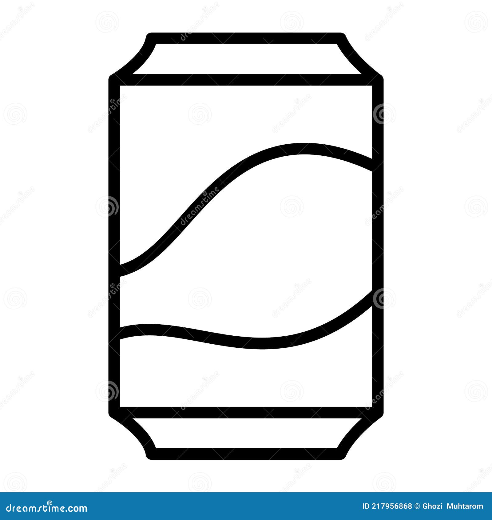 Cola Soda Soft Drink Single Icon with Outline Style Stock Vector ...
