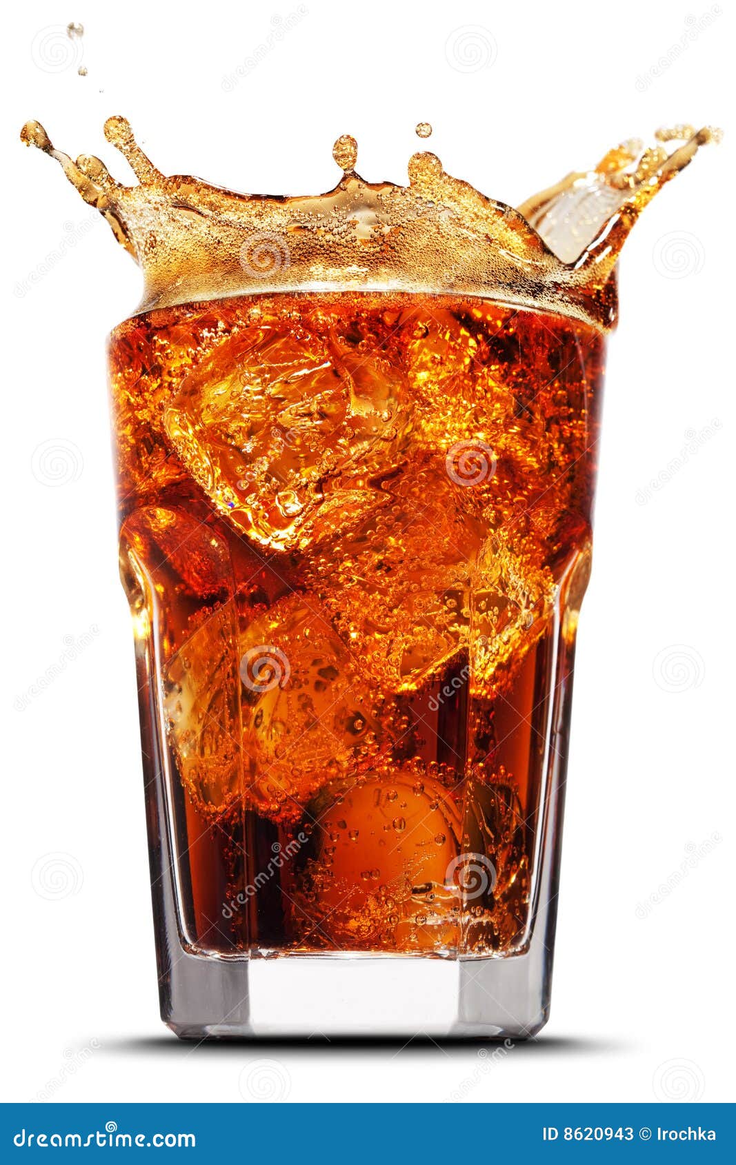 Cola splash stock image. Image of splashes, beverage, spilt - 8620943