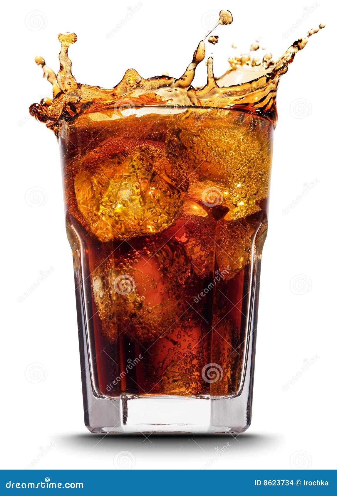 Cola splash stock photo. Image of coctail, drink, splashes - 8623734