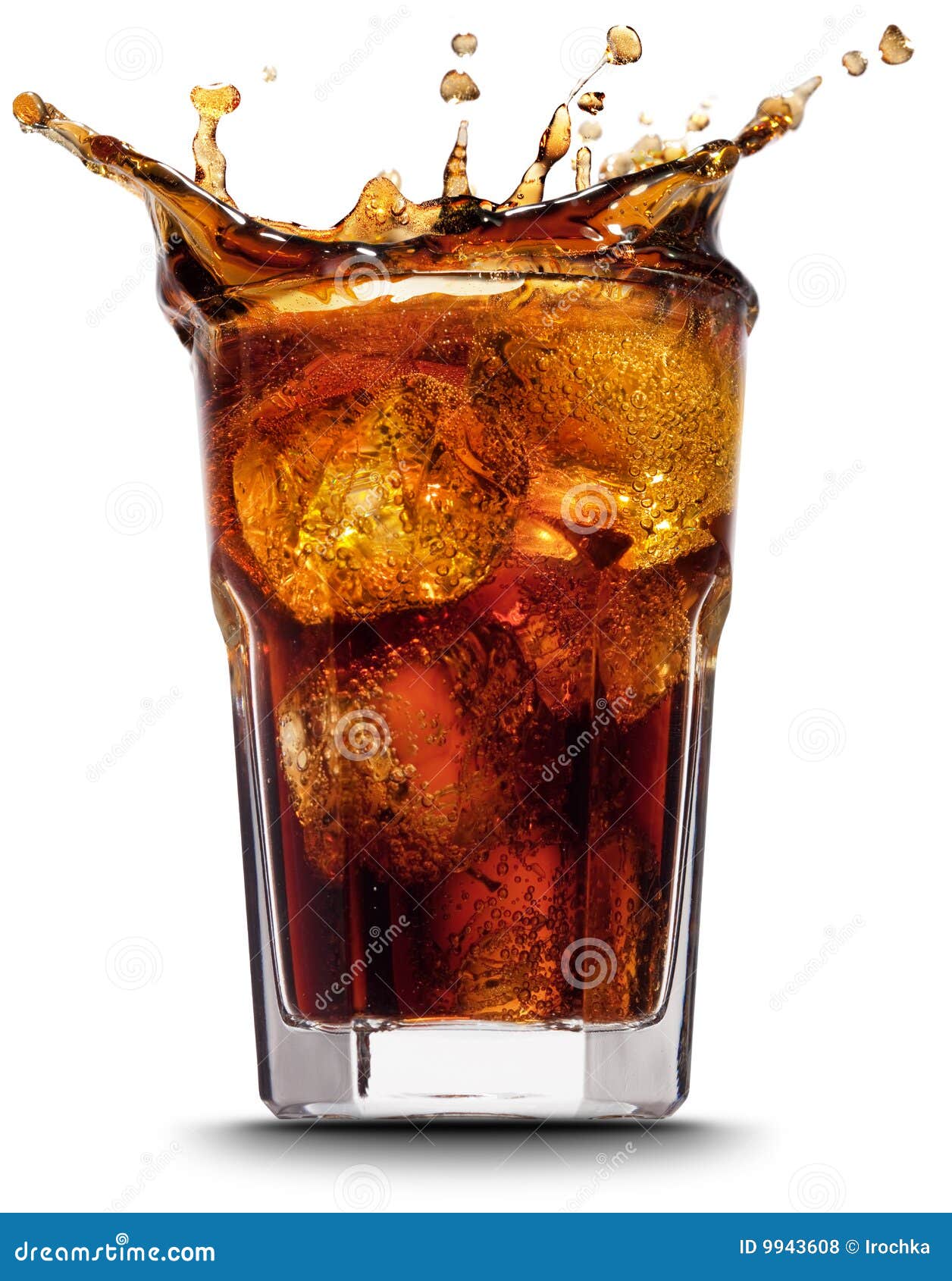 Cola splash stock photo. Image of soda, reflected, kola - 9943608