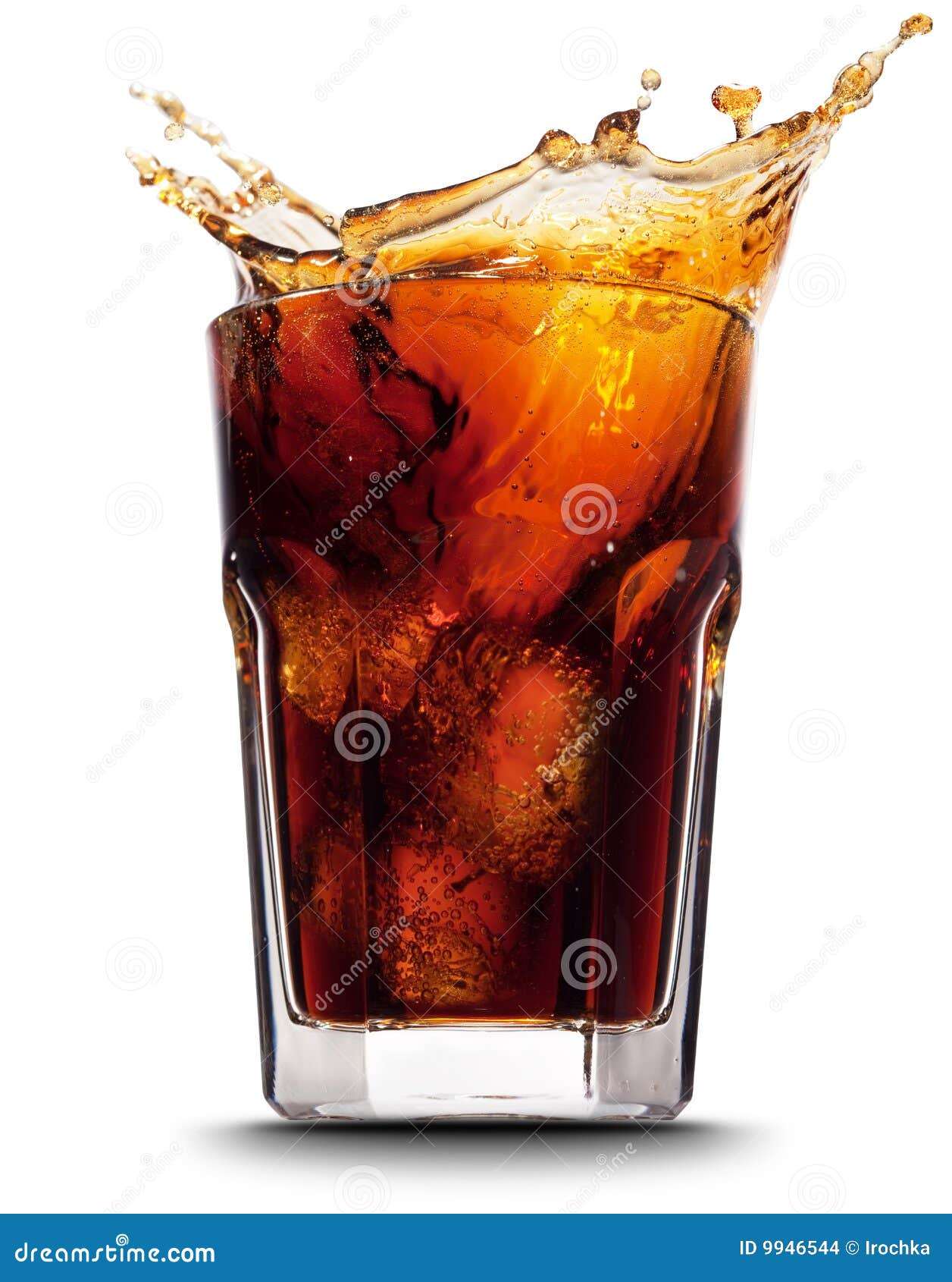 Cola splash stock photo. Image of reflection, cola, reflected - 9946544