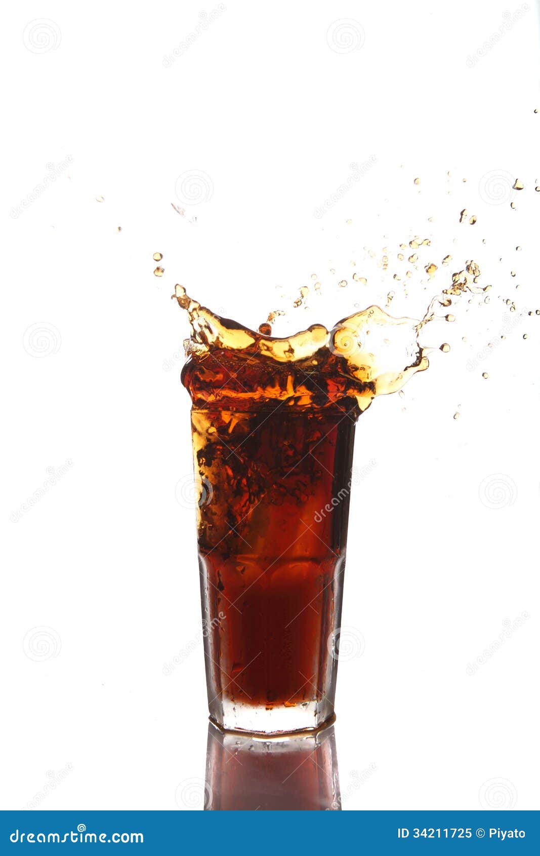 Cola splash stock image. Image of full, coke, cocacola - 34211725