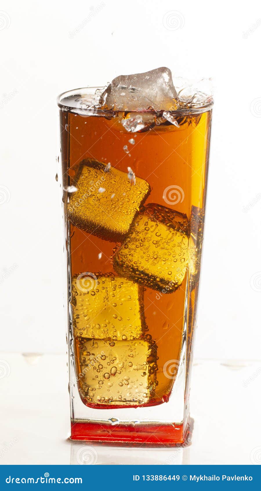 Cola Splash, There is Some Movement in the Splashes Close Up Stock ...