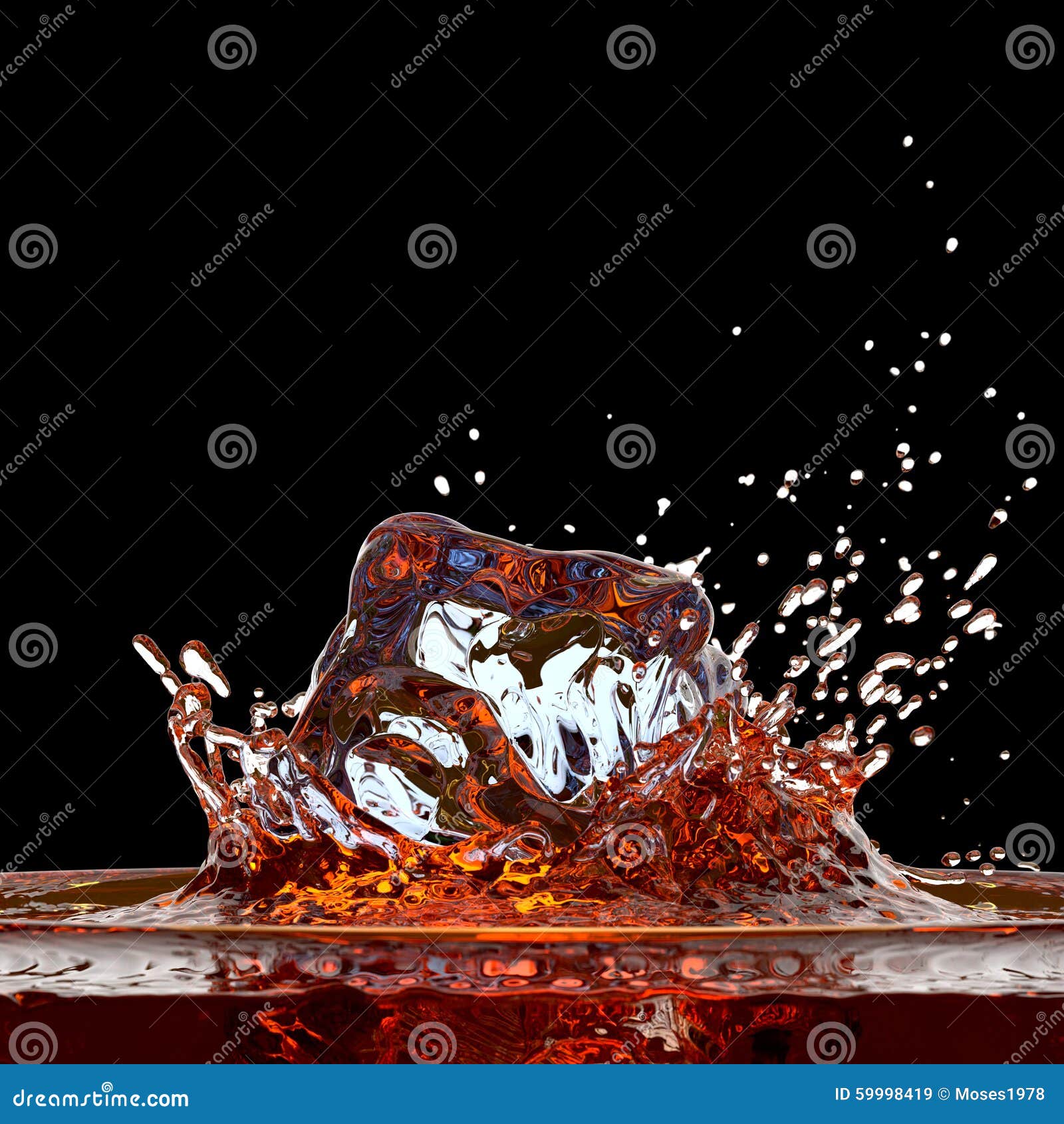 Cola splash stock illustration. Illustration of cocktail - 59998419