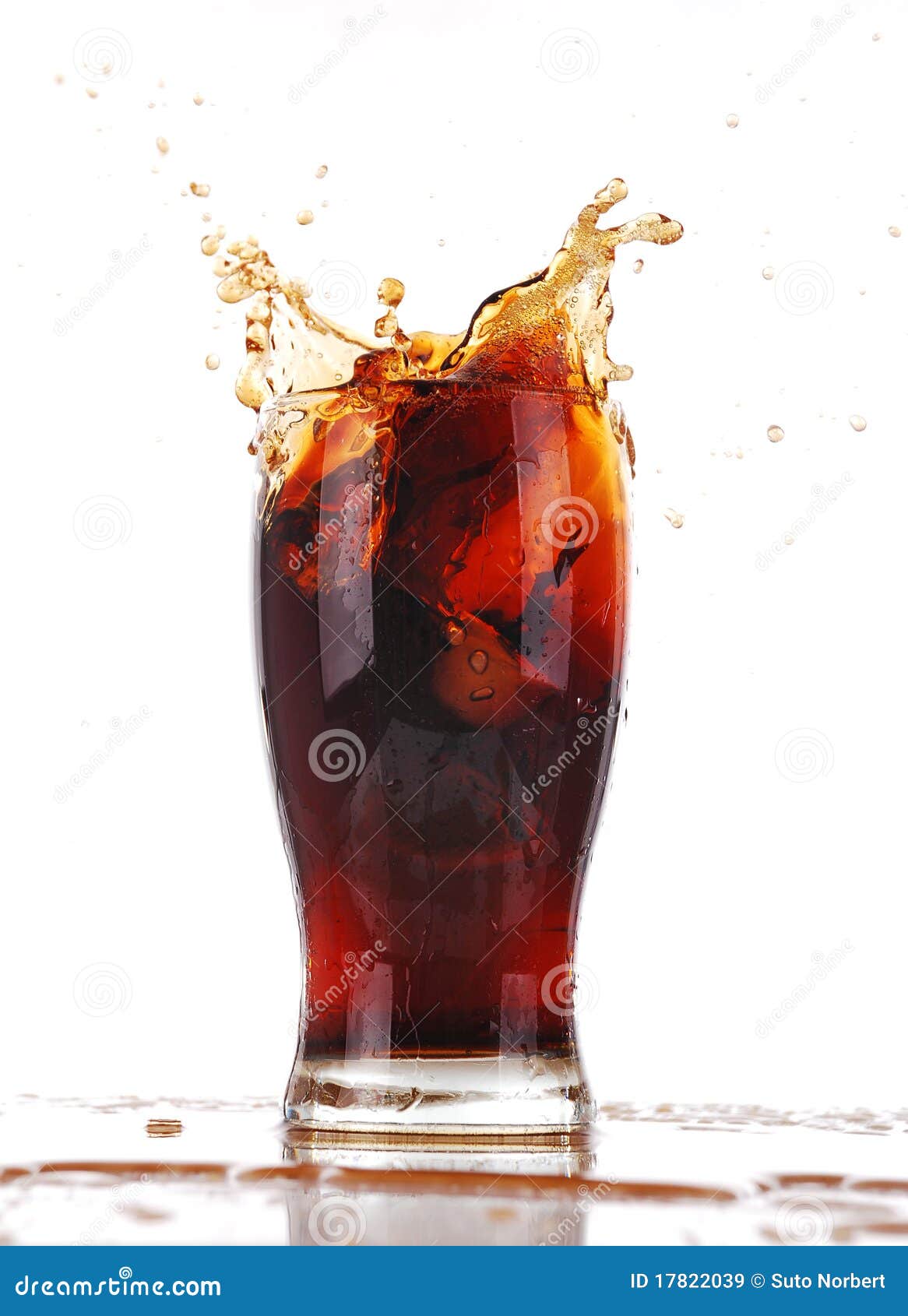 Cola splashing stock image. Image of soft, splash, condensation - 17822039