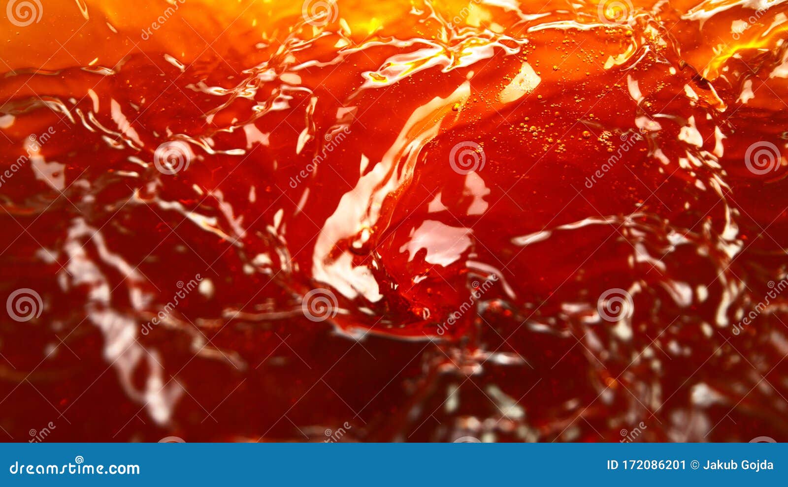 Cola Twister, Freeze Motion of Rotating Cola Stock Image - Image of ...