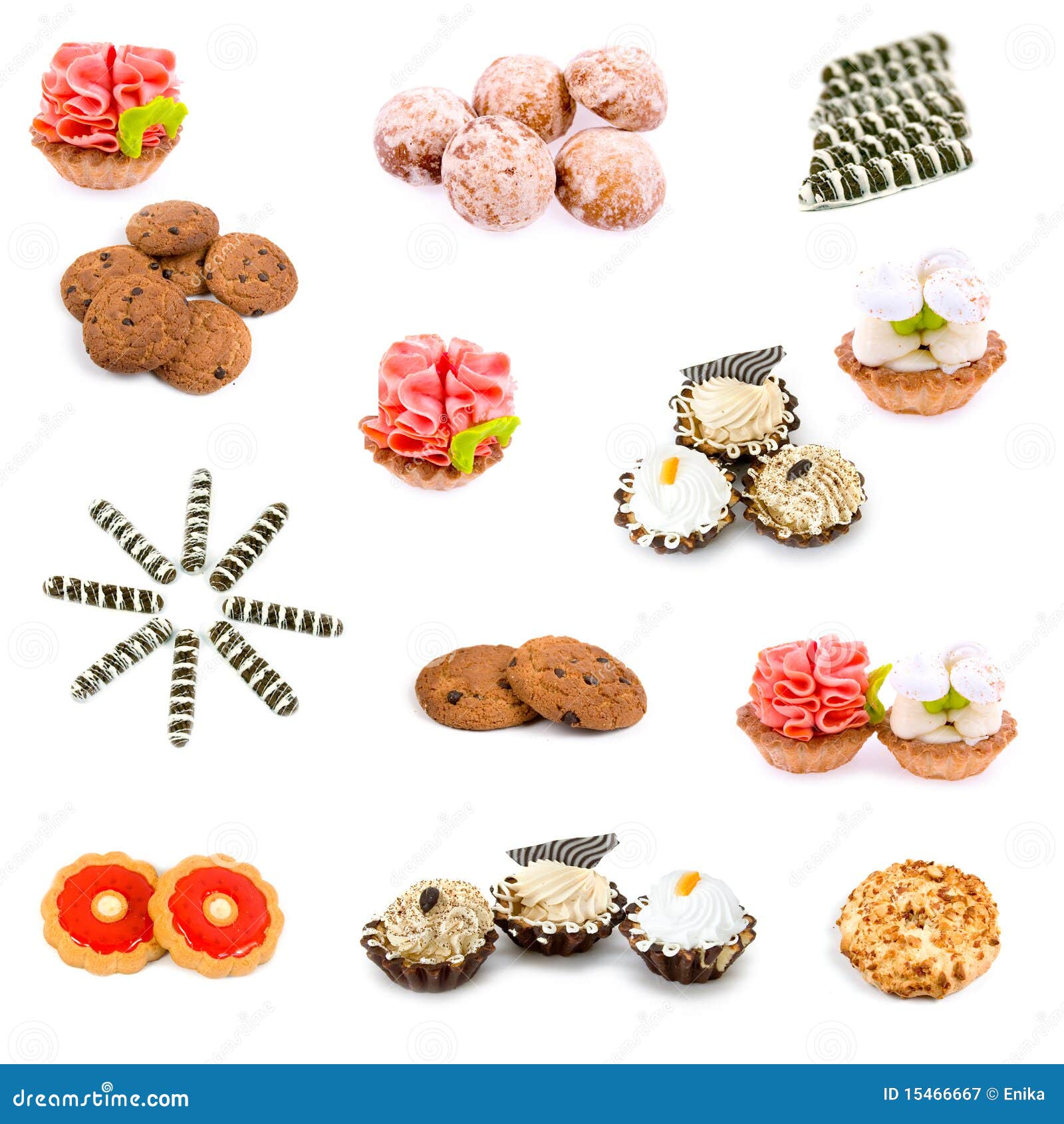 Colagem De Vários Alimentos Doces Imagem de Stock - Imagem de parcela ...