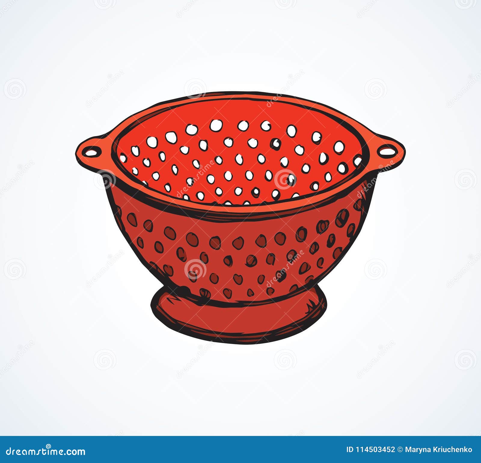 Colander Desenho do vetor ilustração do vetor. Ilustração de casa ...