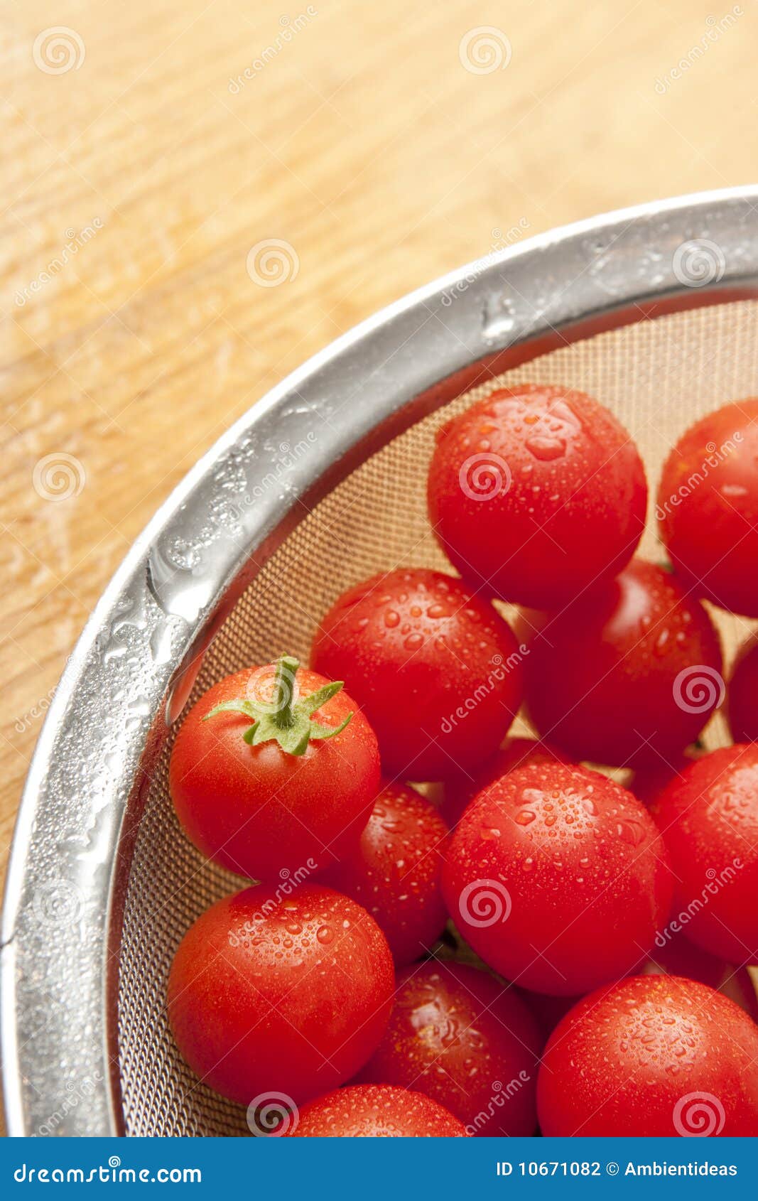 Colander with Fresh Washed Tomatoes Stock Photo - Image of nutrition ...