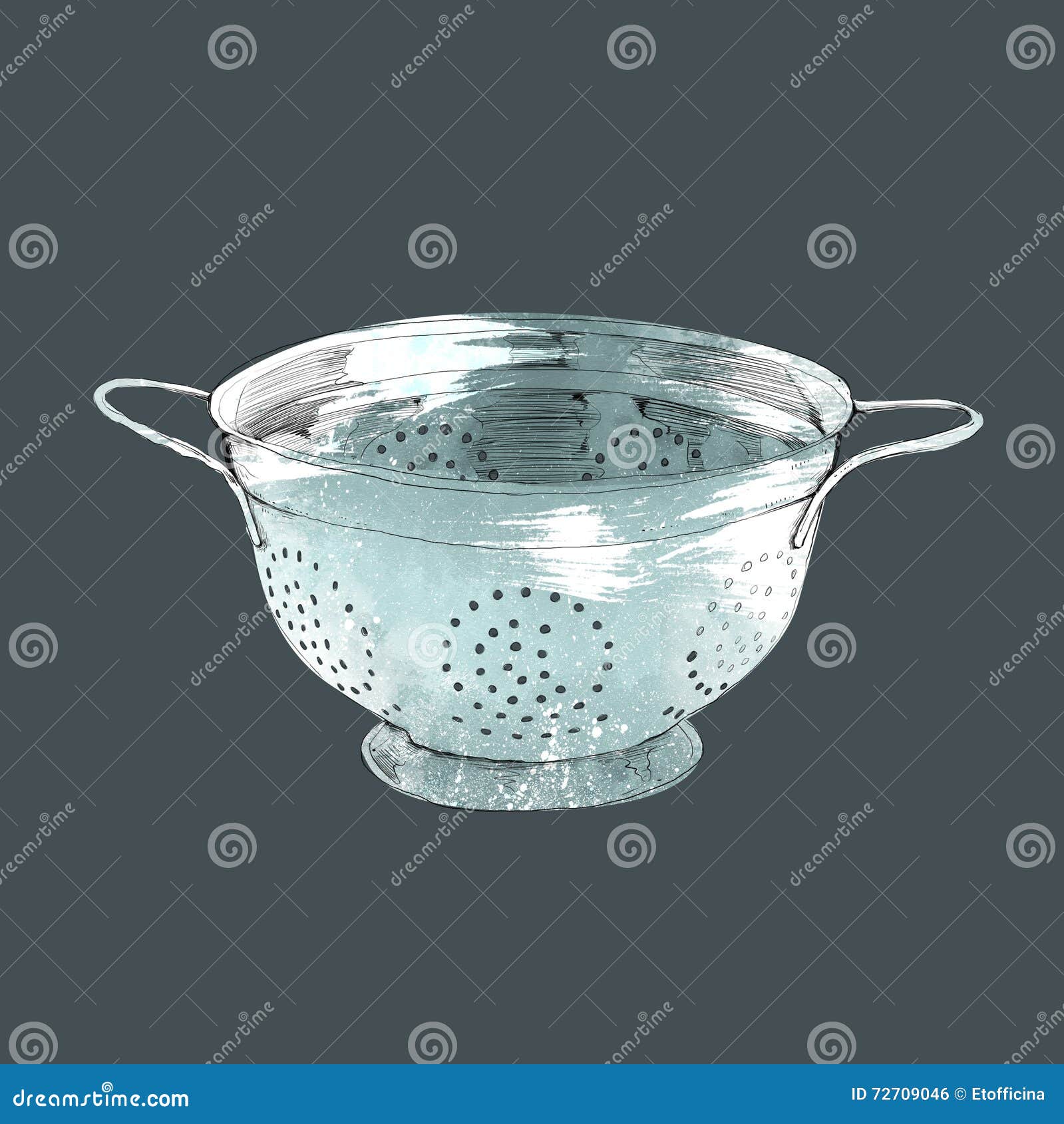 Colander stock photo. Image of dish, cooked, food, metal - 72709046