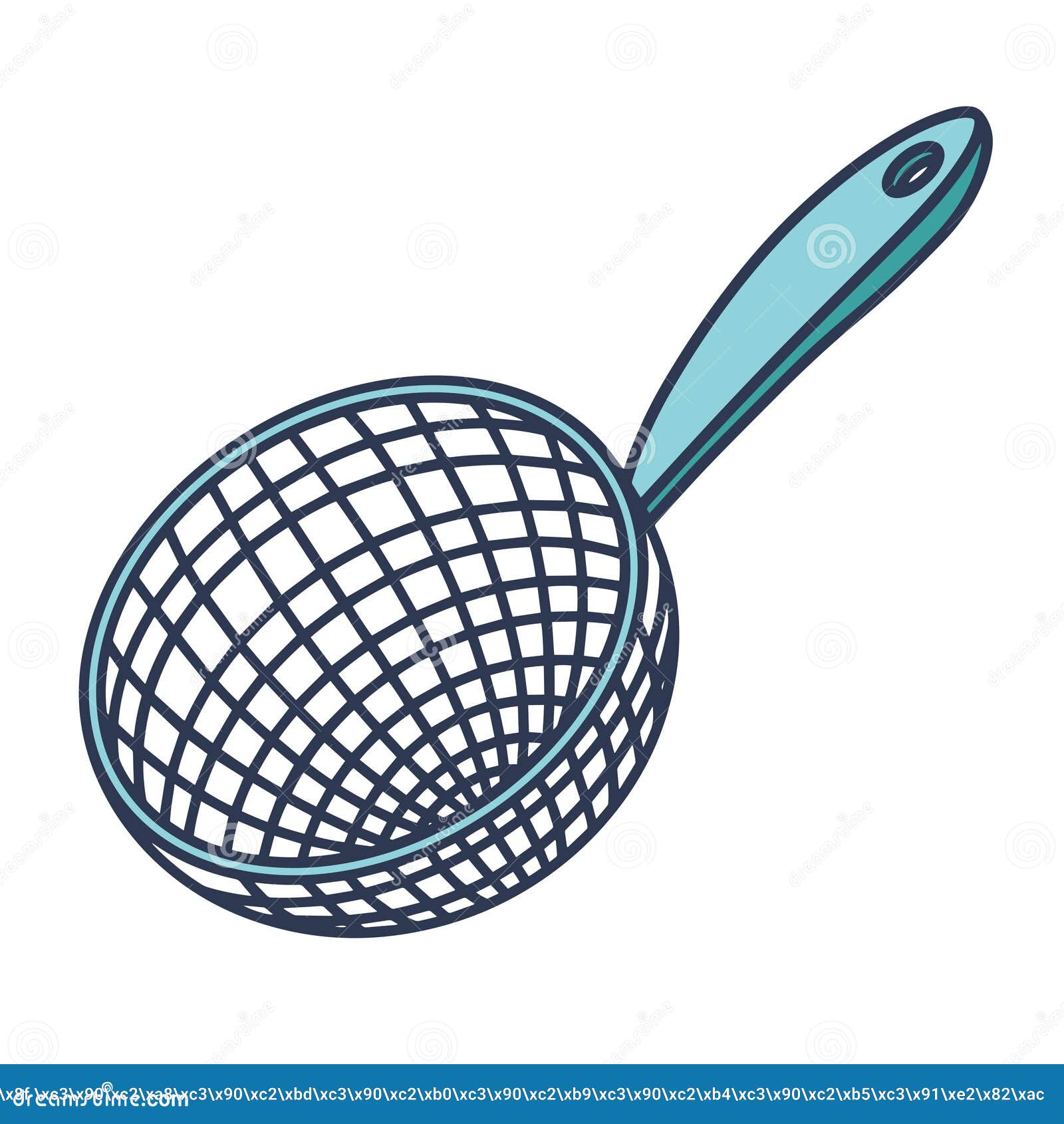 Colander. Vector Drawing | CartoonDealer.com #113545191