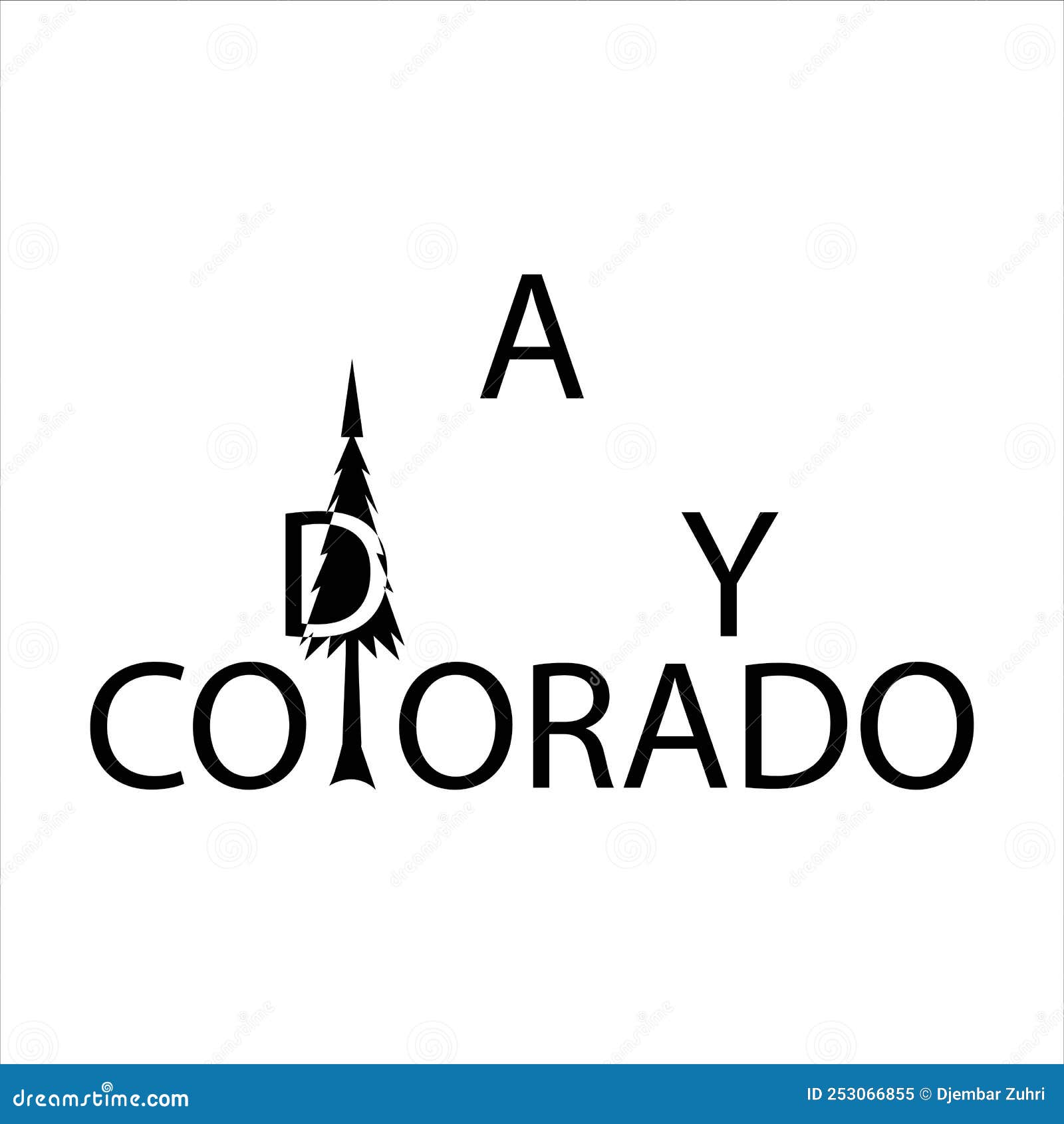 Colarado Banner Logo Design Web Stock Illustration - Illustration of ...
