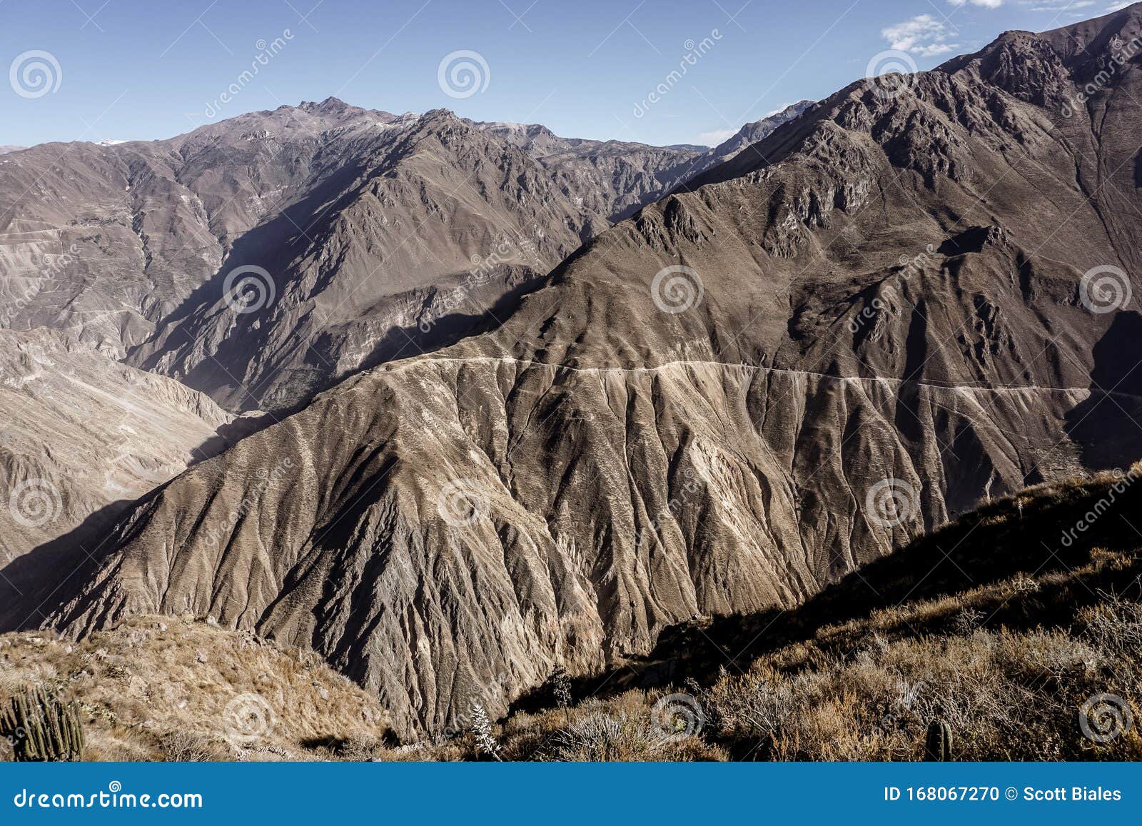 Colca Canyon, Peru stock photo. Image of america, camping - 168067270