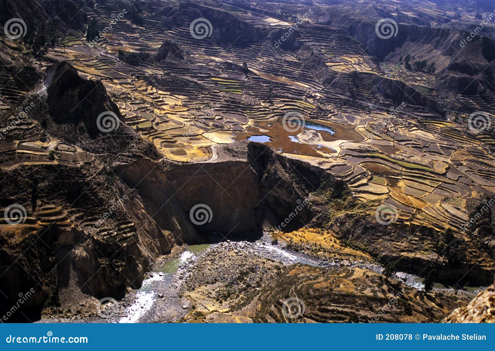 Colca Valey - Inca Terrace - Condors Home #2 Royalty-Free Stock Image ...
