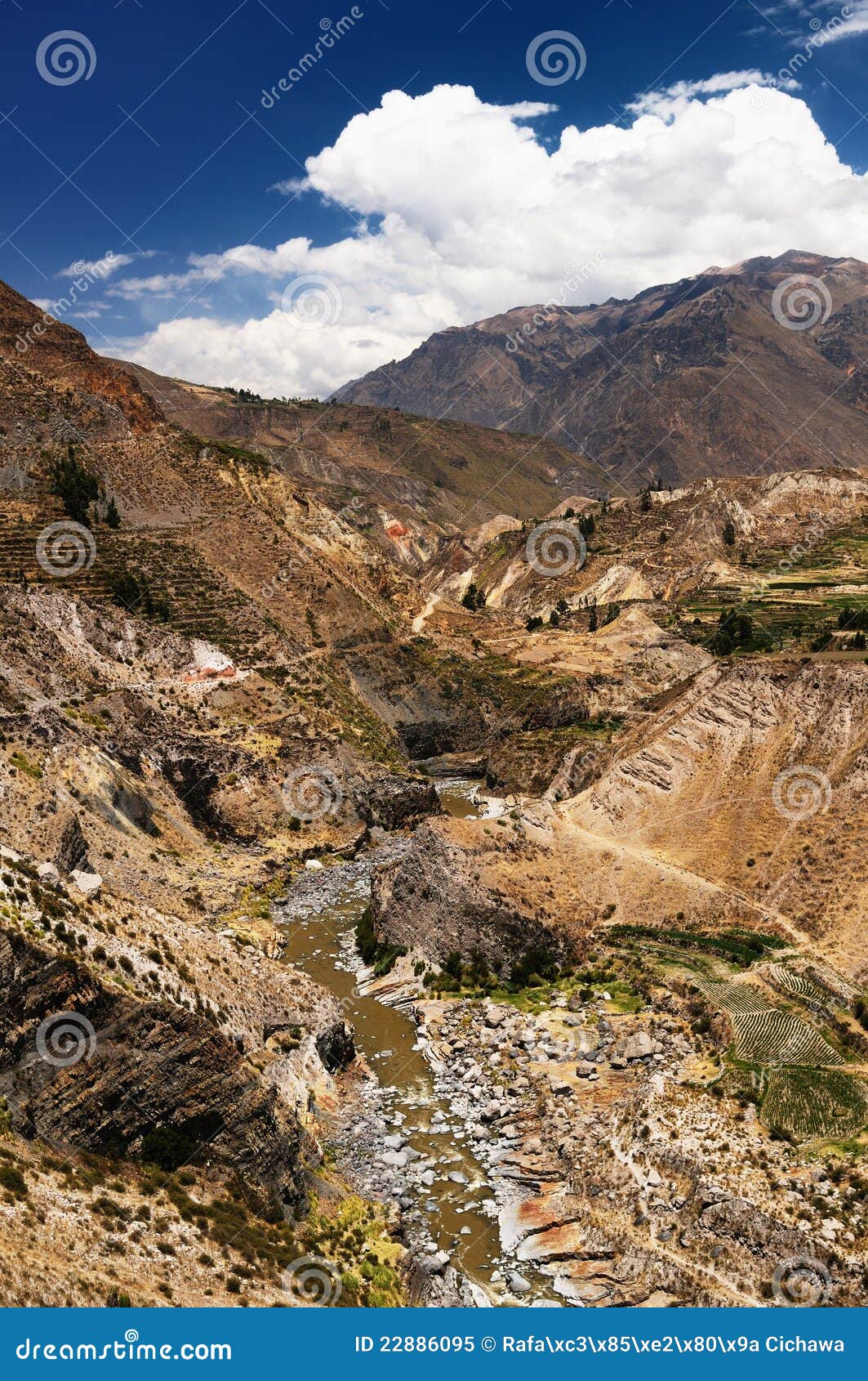 Colca Valley, Peru stock image. Image of inca, landscape - 22886095