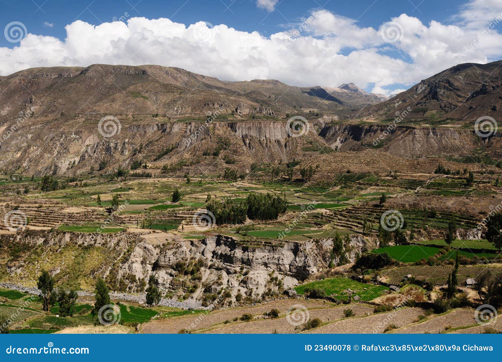 Colca Valley, Peru stock photo. Image of cabanaconde - 23490078