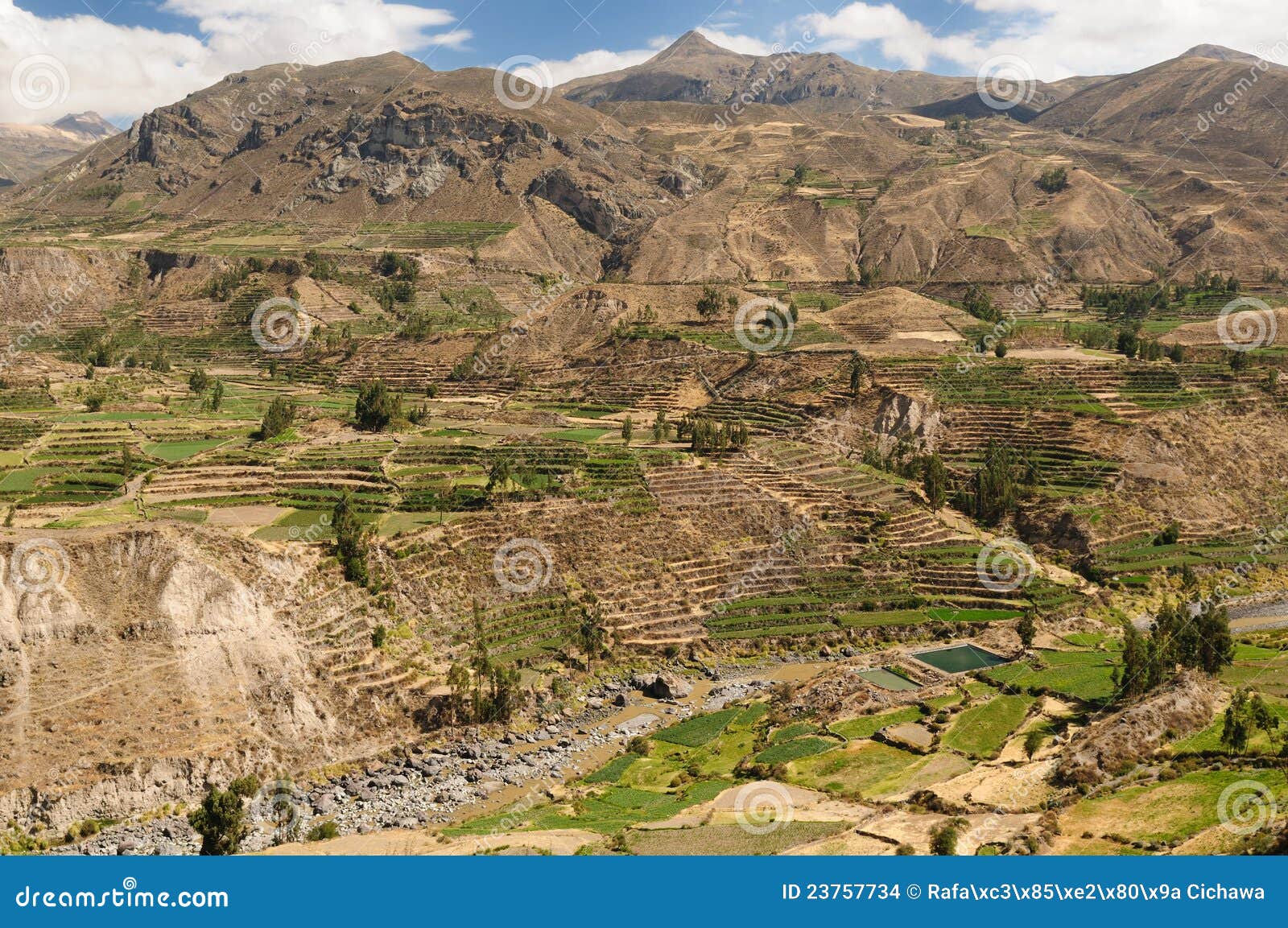 Colca Valley, Peru stock photo. Image of countryside - 23757734
