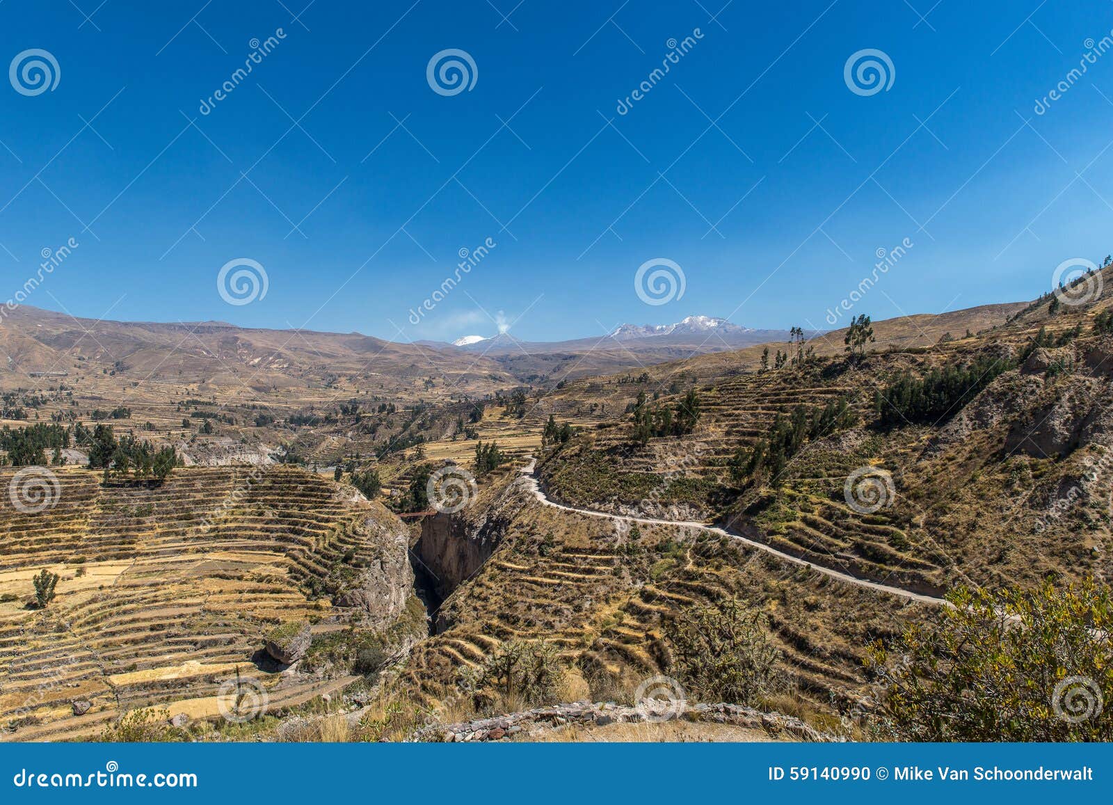 Colca Valley, Peru stock photo. Image of condor, archeological - 59140990