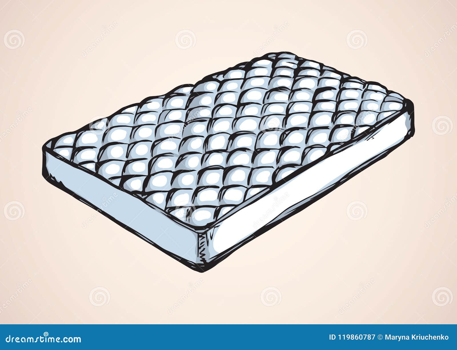 Colchón Gráfico del vector ilustración del vector. Ilustración de ...