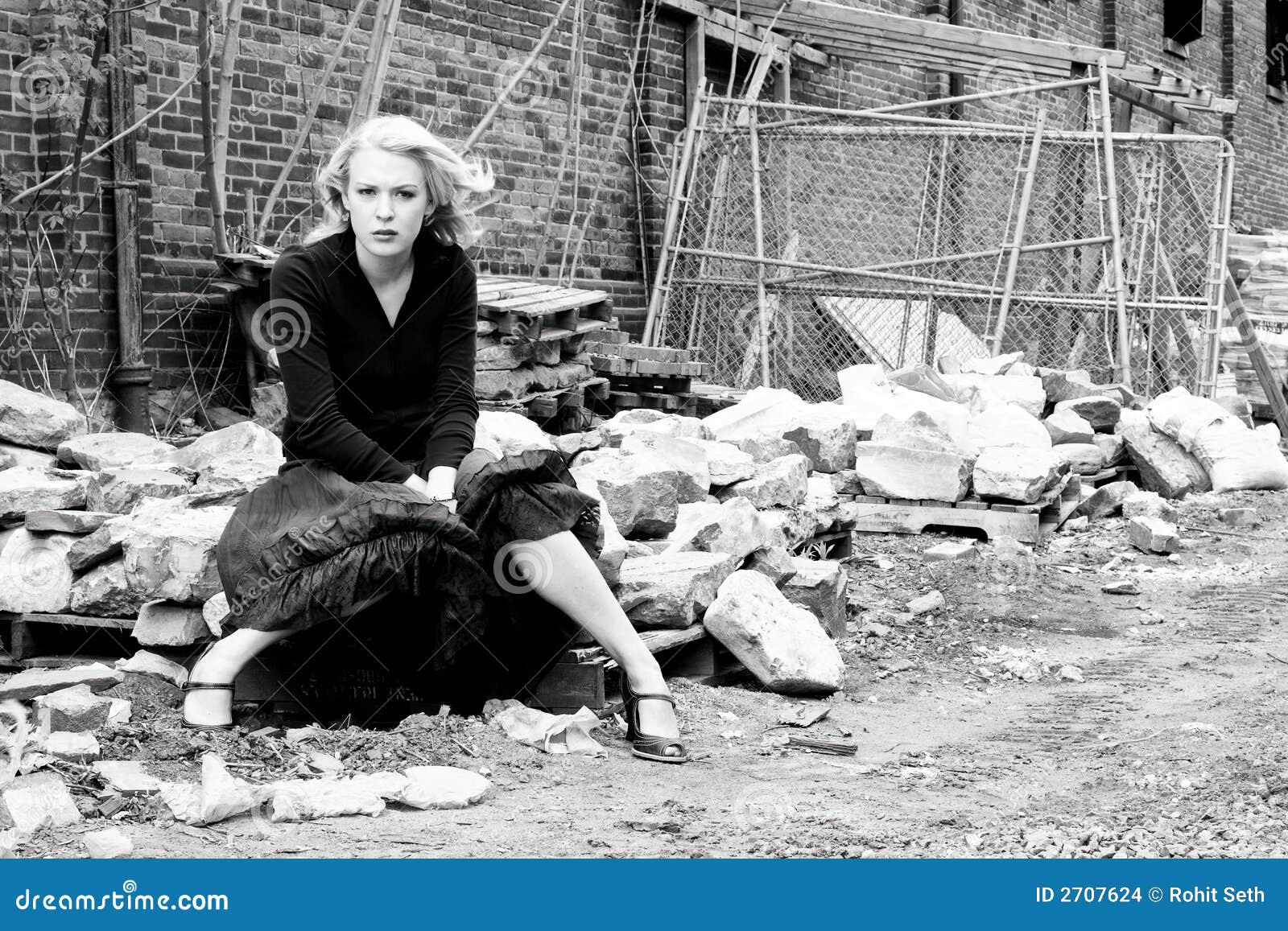 Cold, Angry and Hurt stock photo. Image of portrait, haired - 2707624