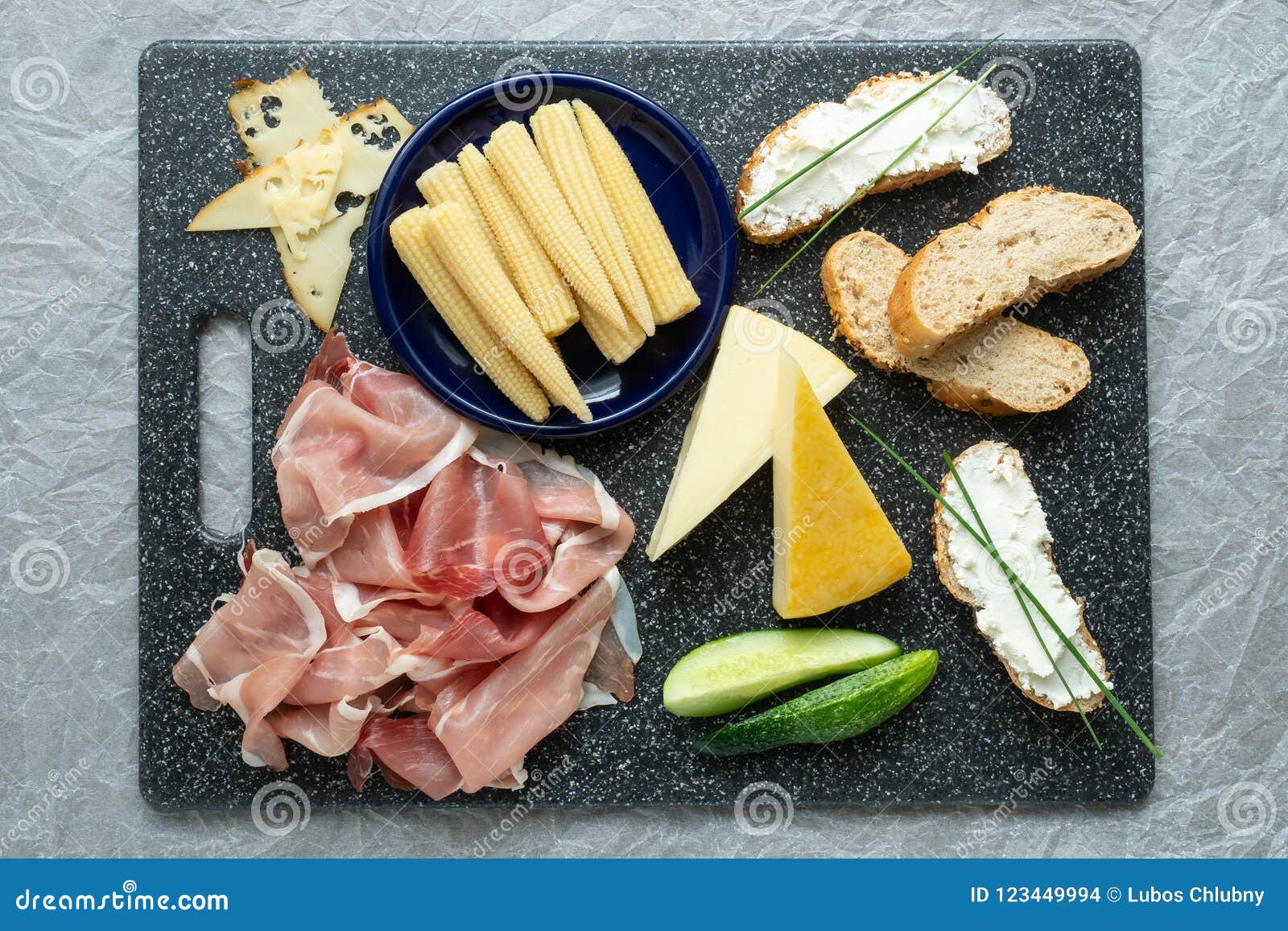 Cold appetizer. Cold cuts stock photo. Image of sandwich - 123449994