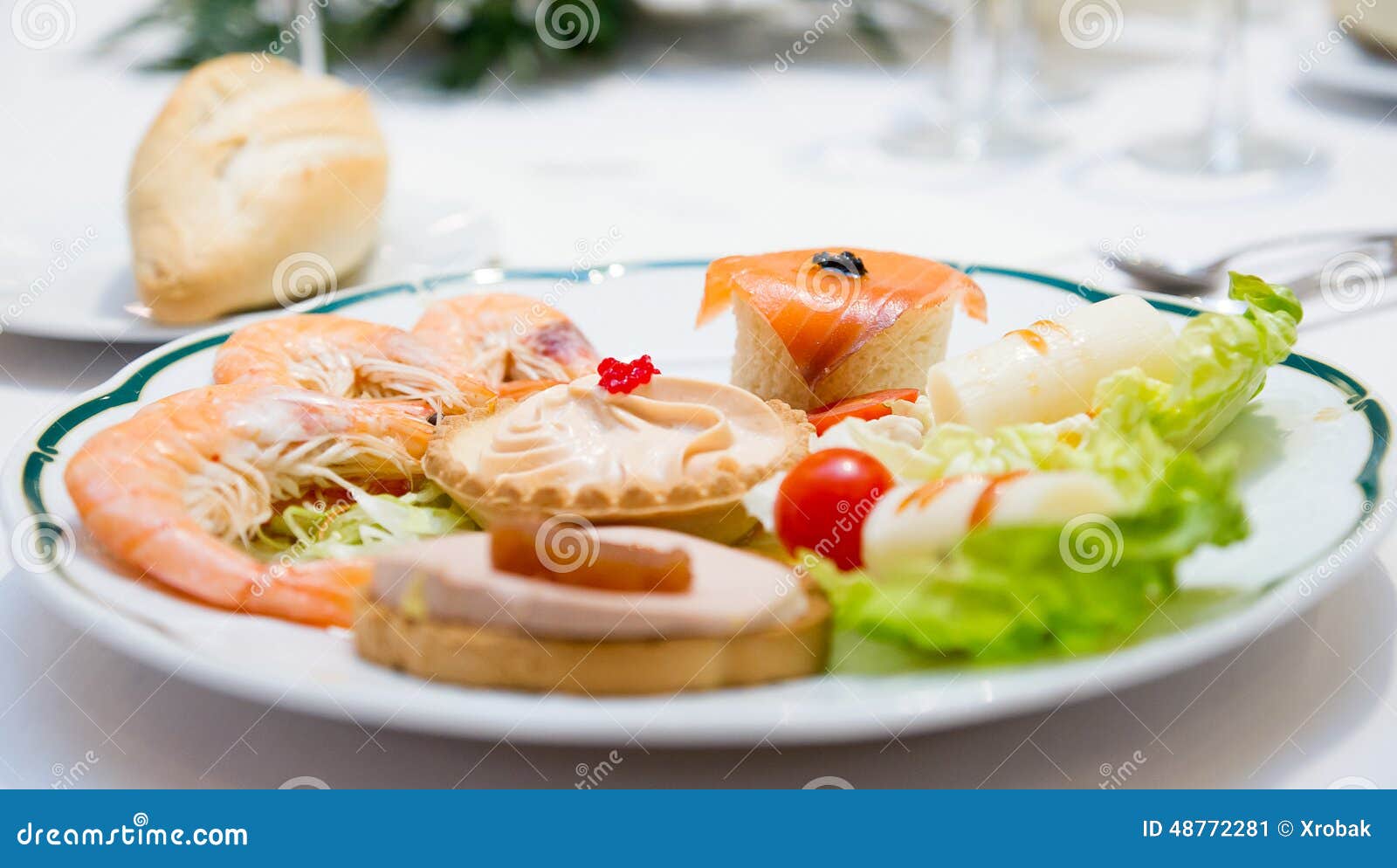 Cold Appetizers. Cold Snacks Stock Image - Image of table, salmon: 48772281