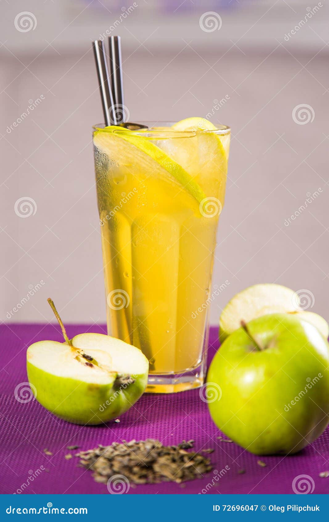 Cold apple tea stock image. Image of piece, drink, refreshment - 72696047