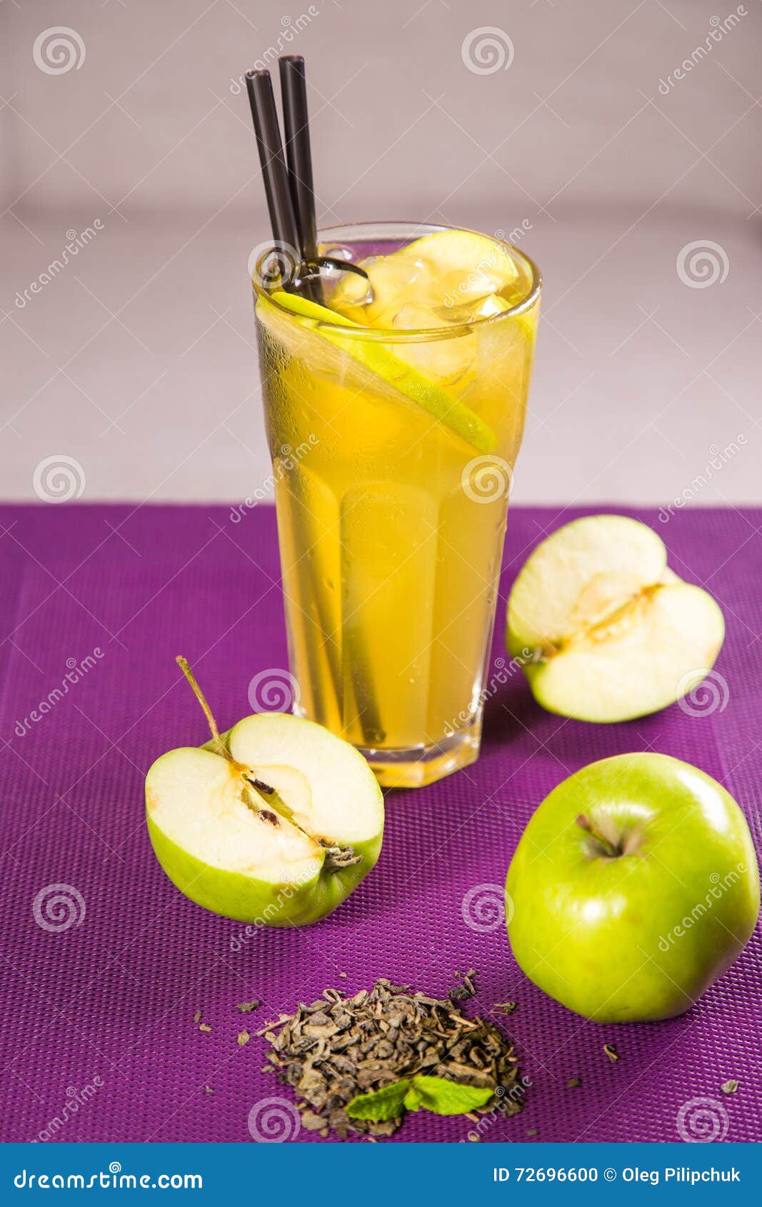 Cold apple tea stock photo. Image of fresh, fruit, refreshment - 72696600