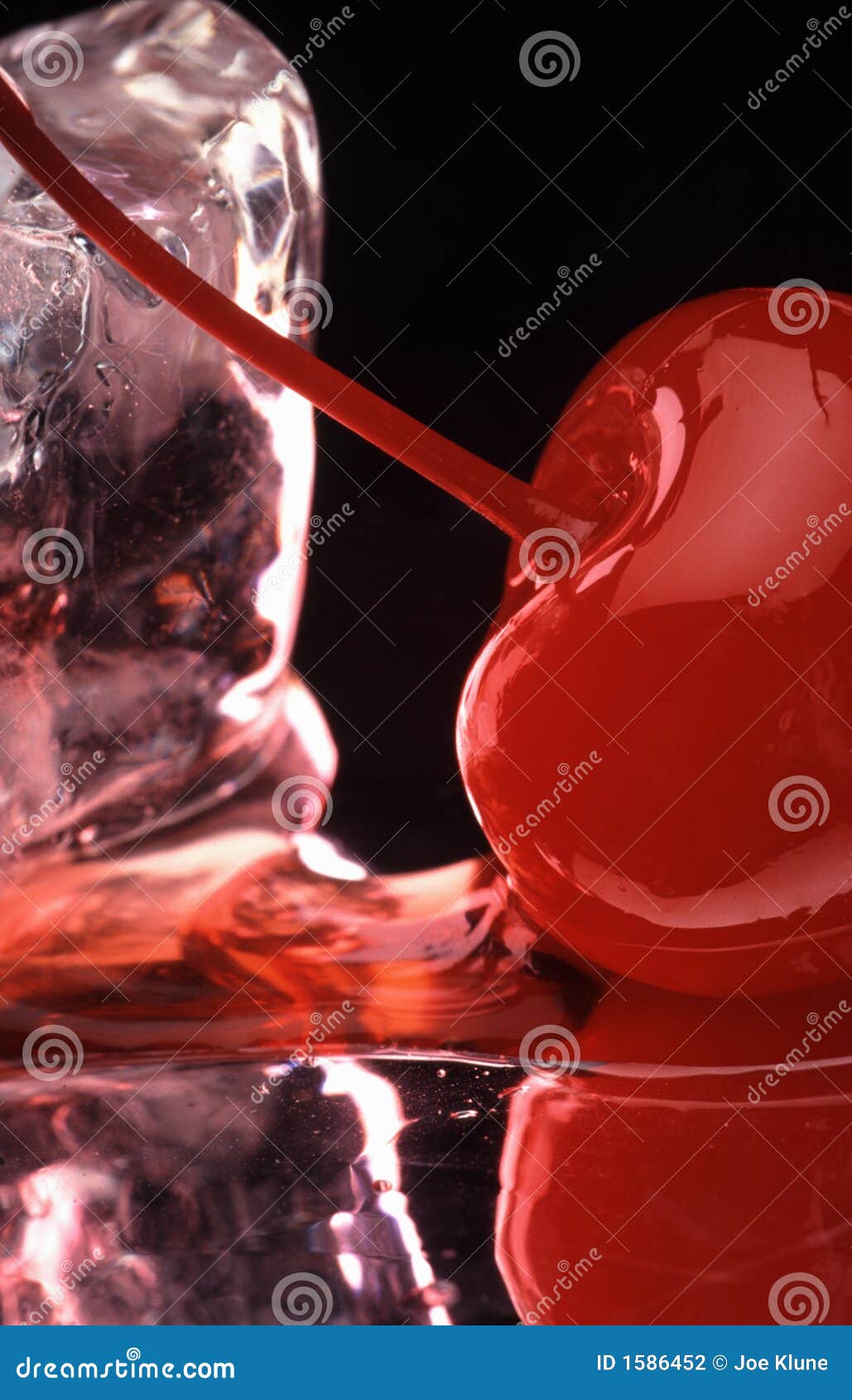 Cold as ice stock photo. Image of cherry, reflections - 1586452