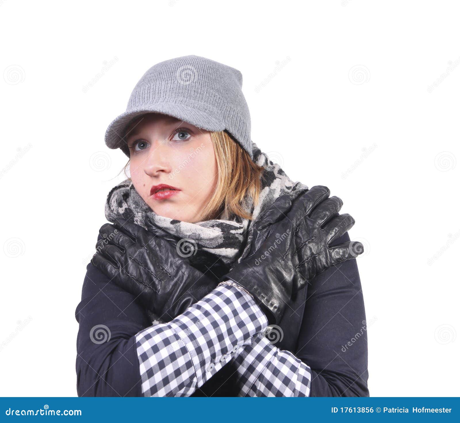 Cold attractive girl stock photo. Image of attractive - 17613856