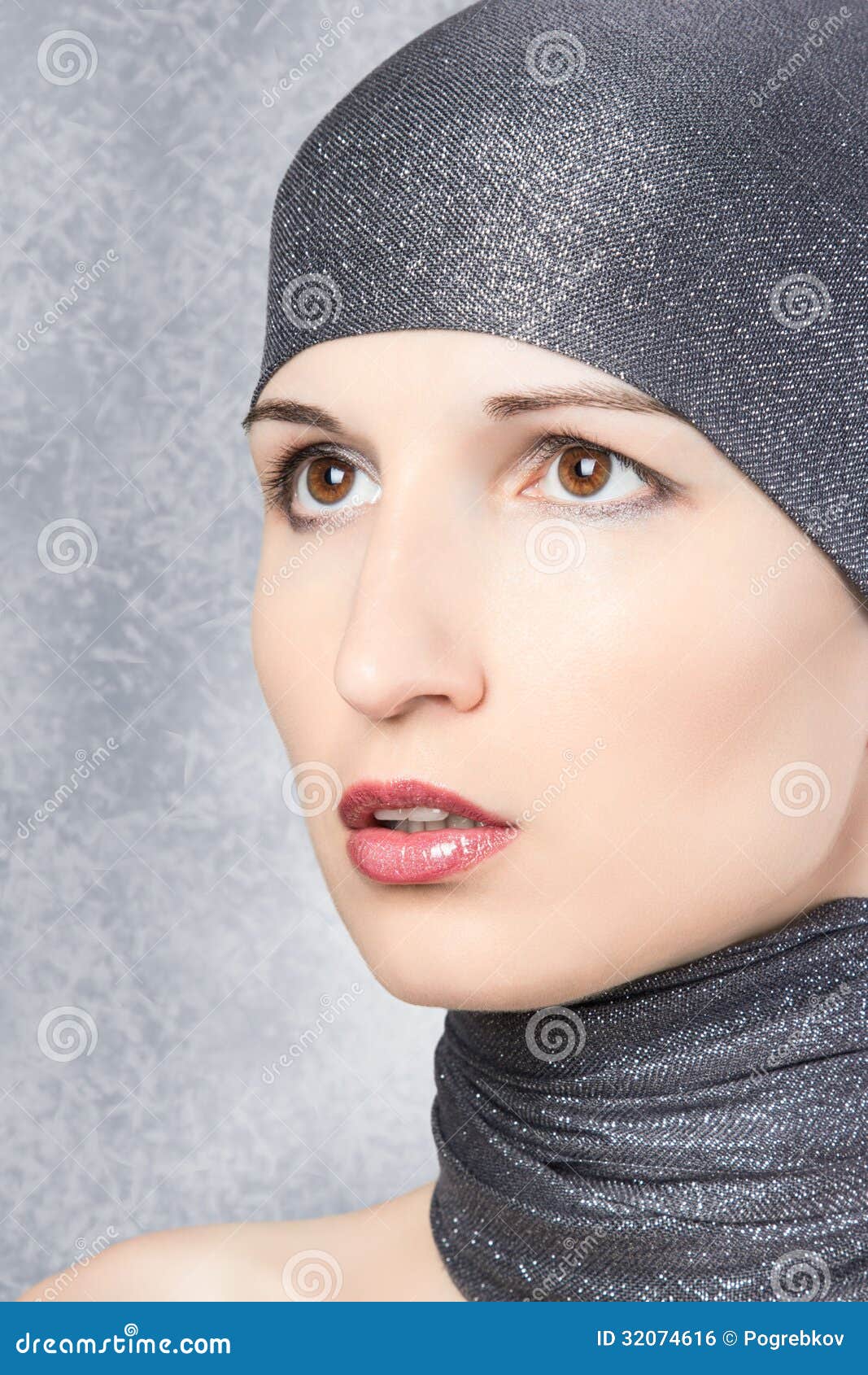 Cold beauty stock photo. Image of woman, girl, attractive - 32074616