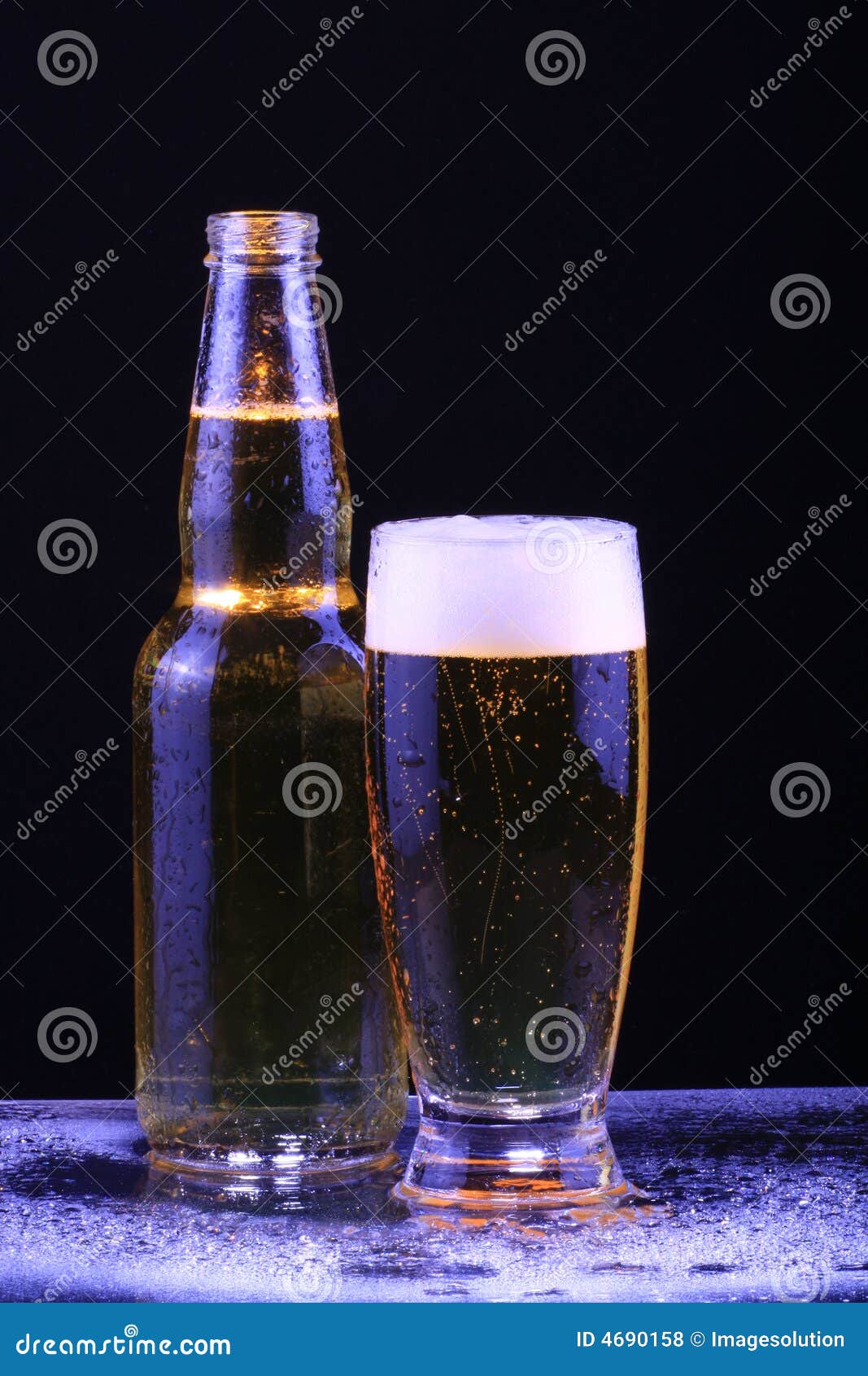 Cold beer stock photo. Image of cold, beer, bubles, liquid - 4690158