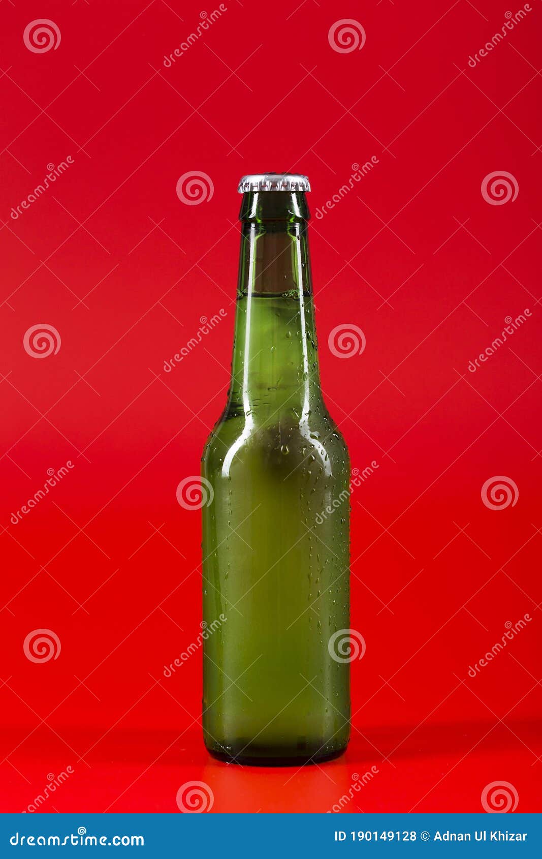 Cold beer in bottle Photo stock photo. Image of lager - 190149128