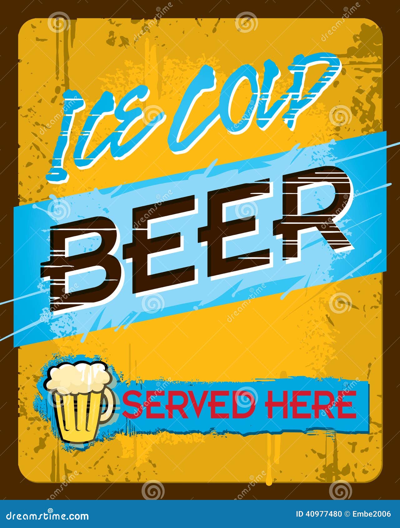 Beer Sign Vector Illustration | CartoonDealer.com #29031174