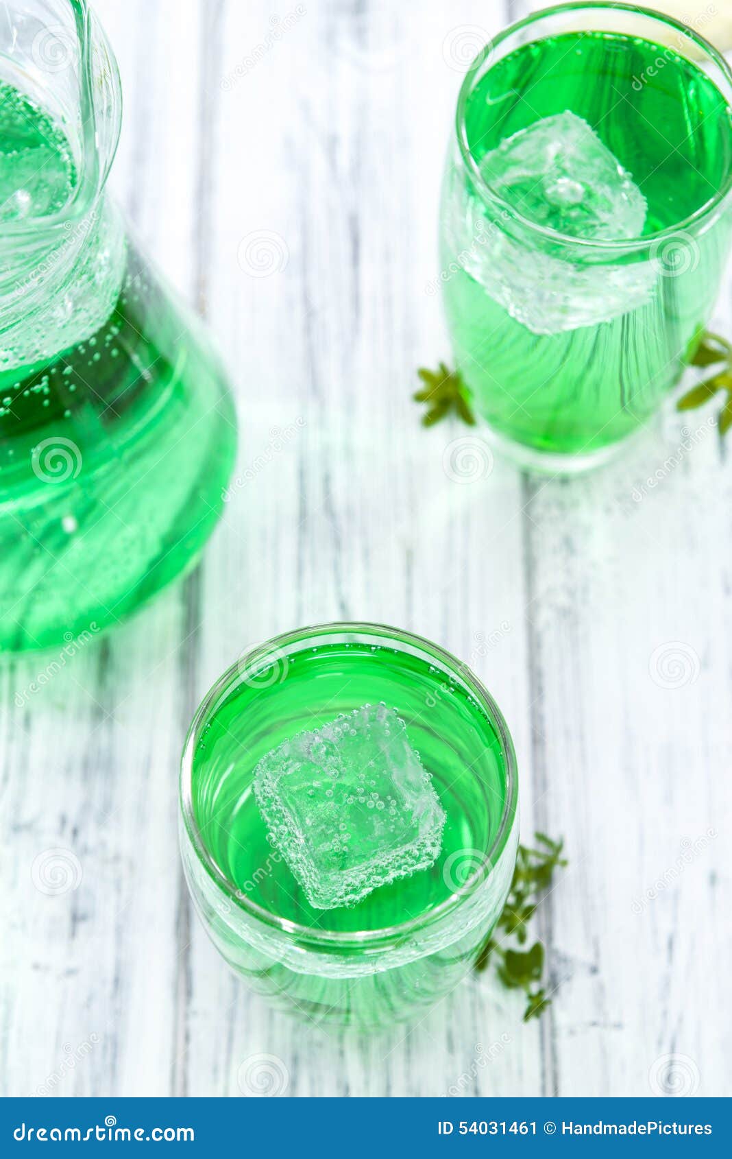 Cold Beverage with Woodruff Taste Stock Image - Image of aroma, flavor ...