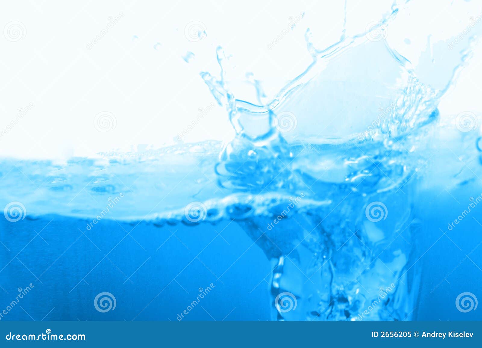 Cold blue water stock image. Image of reflection, motion - 2656205
