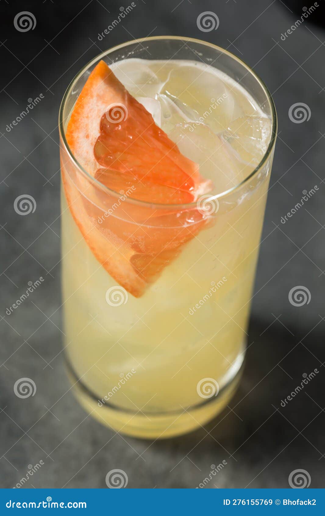 Cold Boozy Grapefruit Gin Radler Stock Image - Image of sweet ...