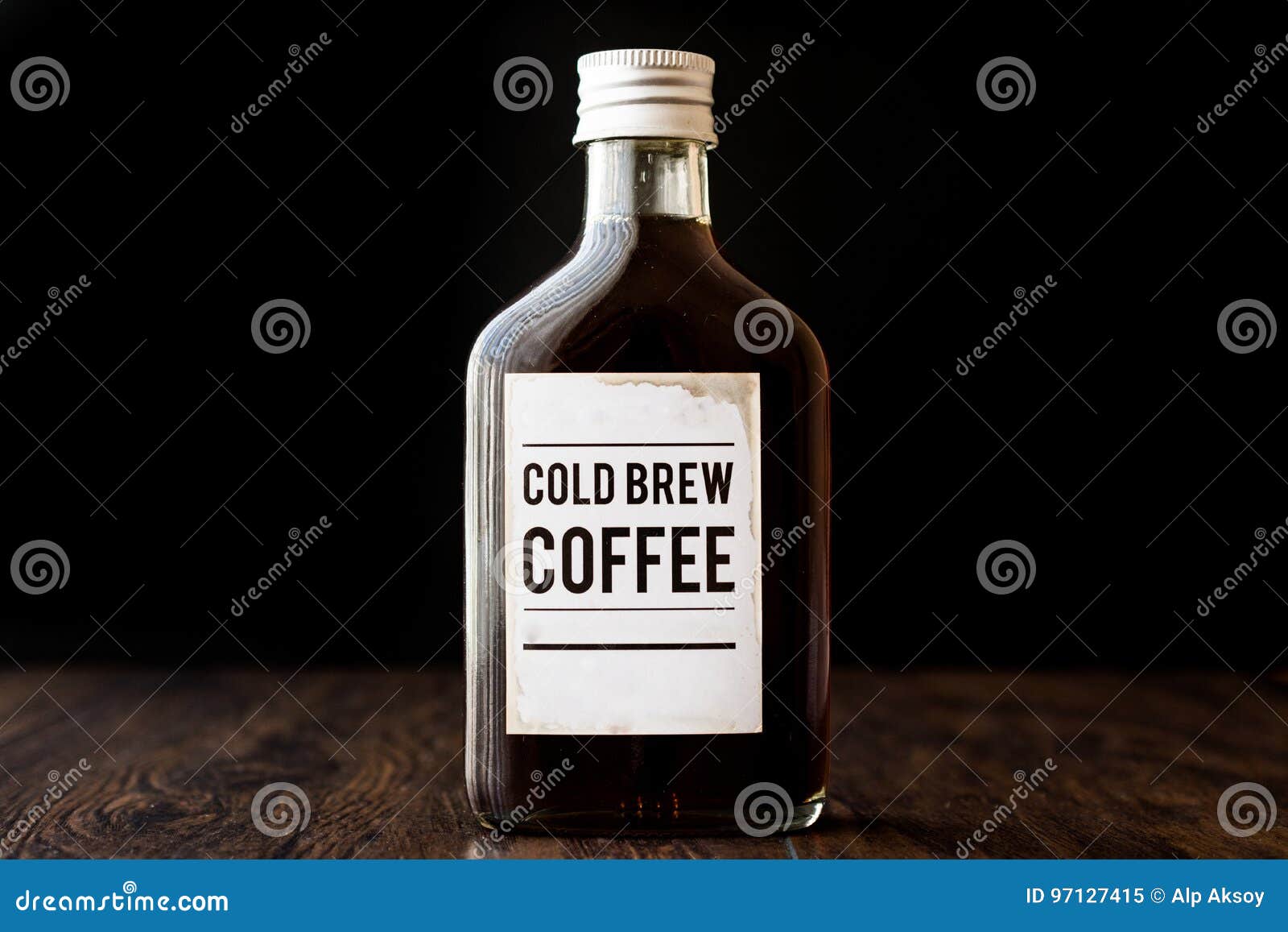 Cold Brew Coffee in a Bottle. Stock Image - Image of fresh, brew: 97127415