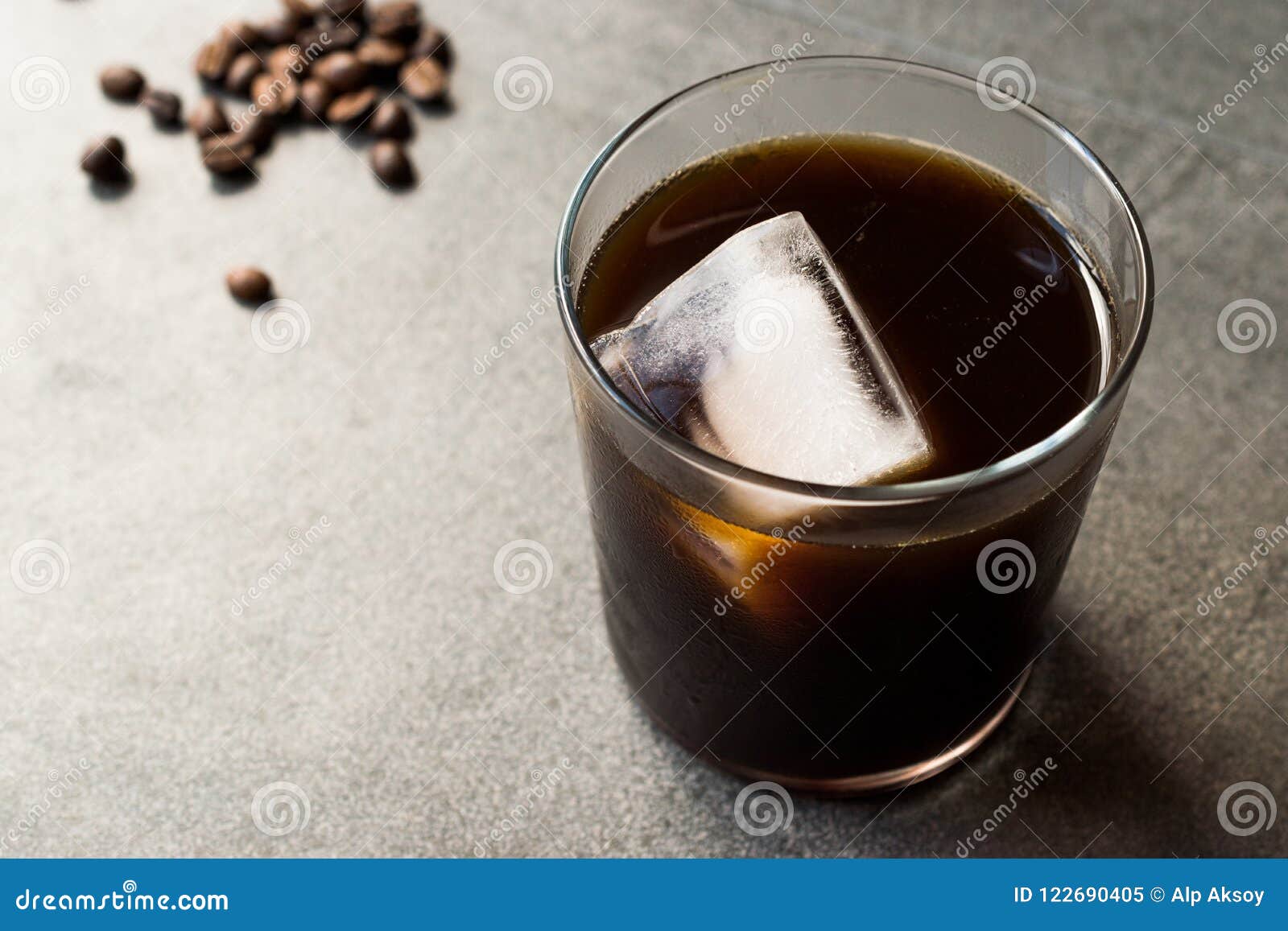 Cold Brew Coffee with Ice stock image. Image of aroma - 122690405