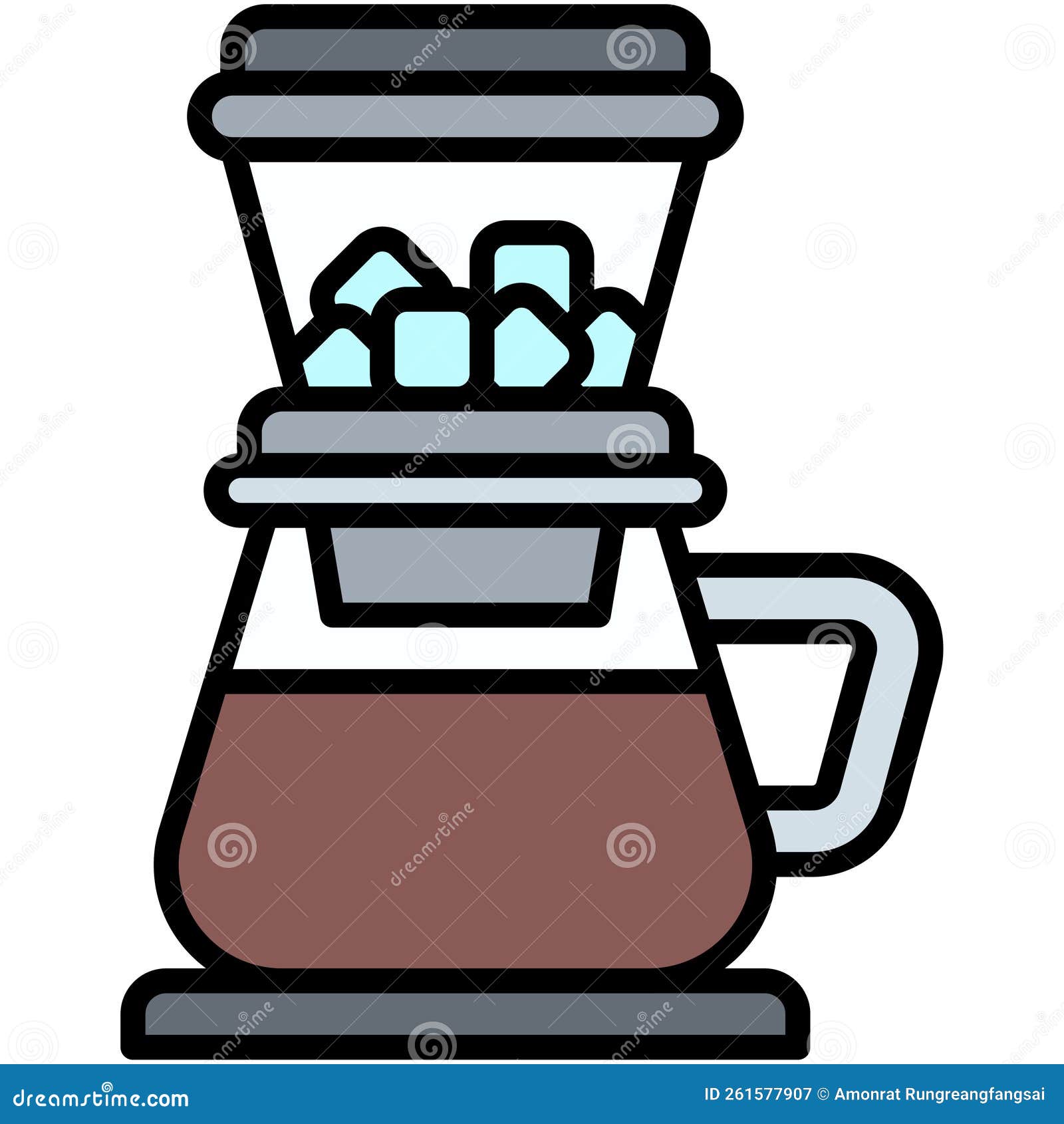 Cold Brew Coffee Icon, Coffee Shop Related Vector Stock Vector ...