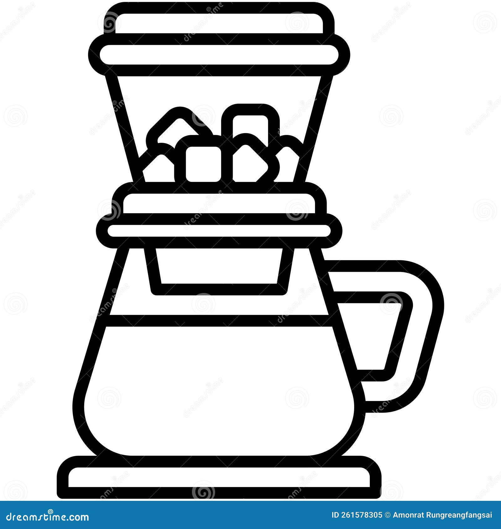 Cold Brew Coffee Icon, Coffee Shop Related Vector Stock Vector ...