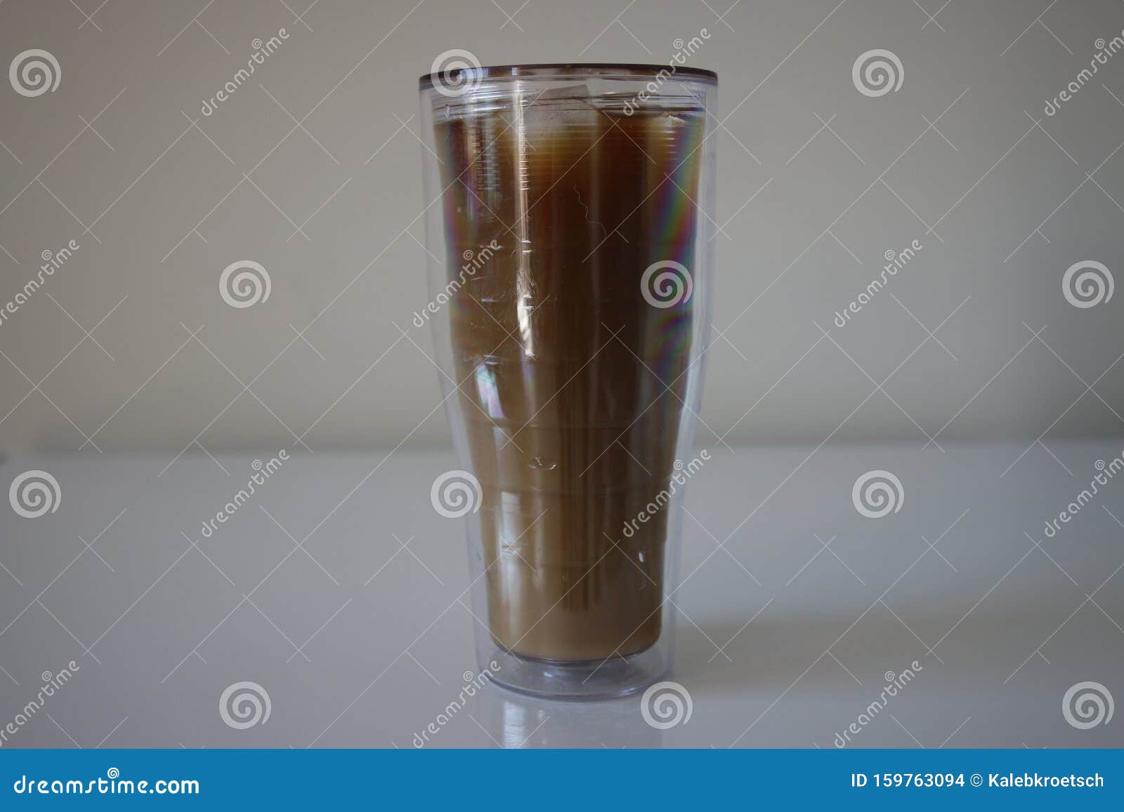 Cold Brew Ice Coffee in an Extra Large Cup Stock Photo - Image of ...