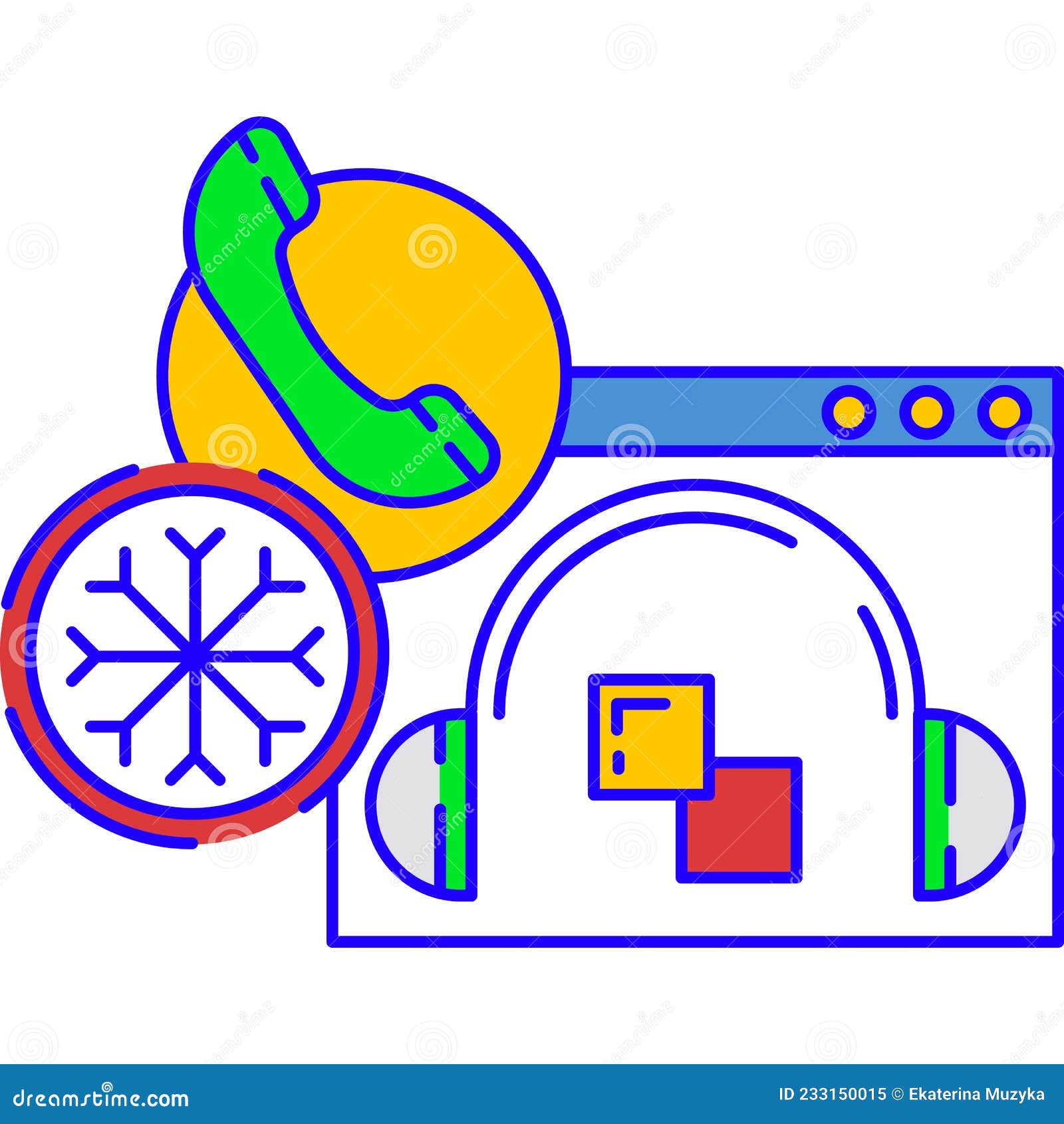 Cold Calling Icon Conversion Vector on White Stock Vector ...