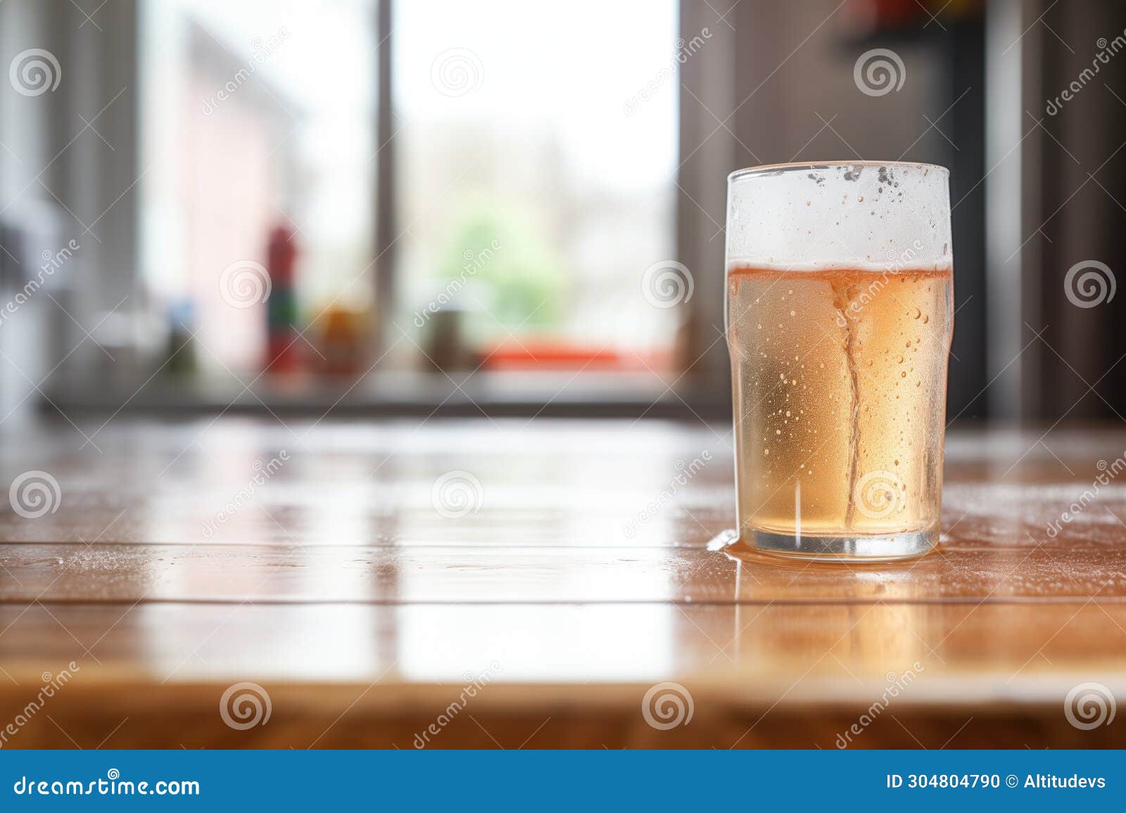 A Cold Can of Soda with Condensation on Wood Stock Photo - Image of ...