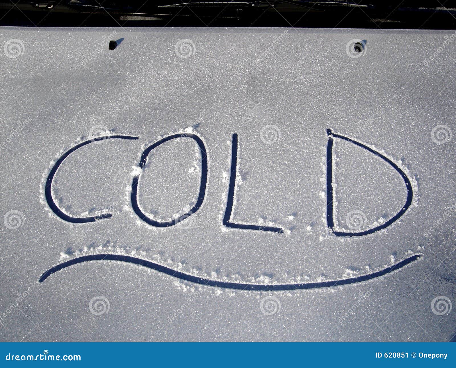 Cold Car Hood stock image. Image of frost, snow, auto, engine - 620851