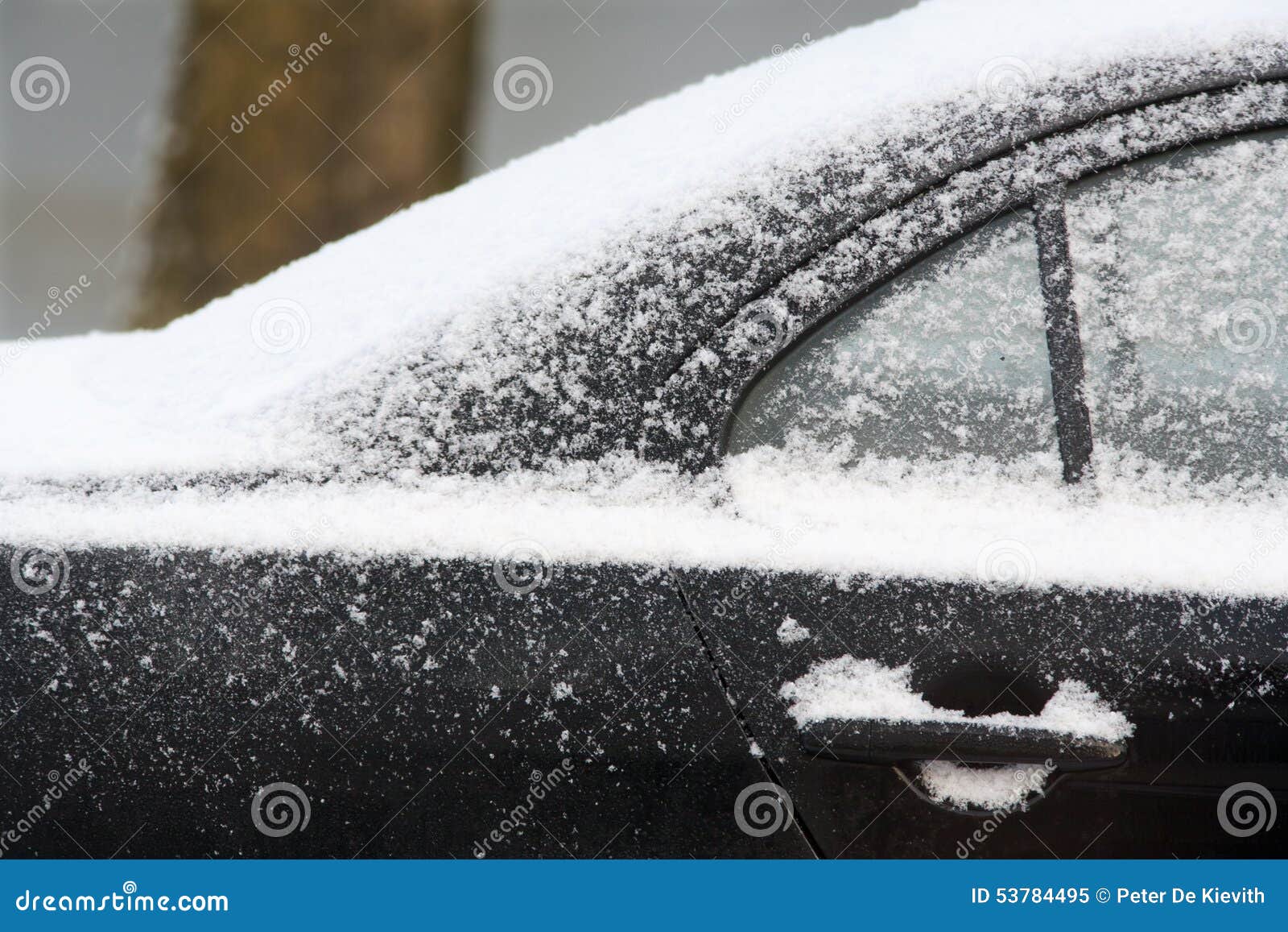 Cold car stock image. Image of rear, winter, frozen, business - 53784495