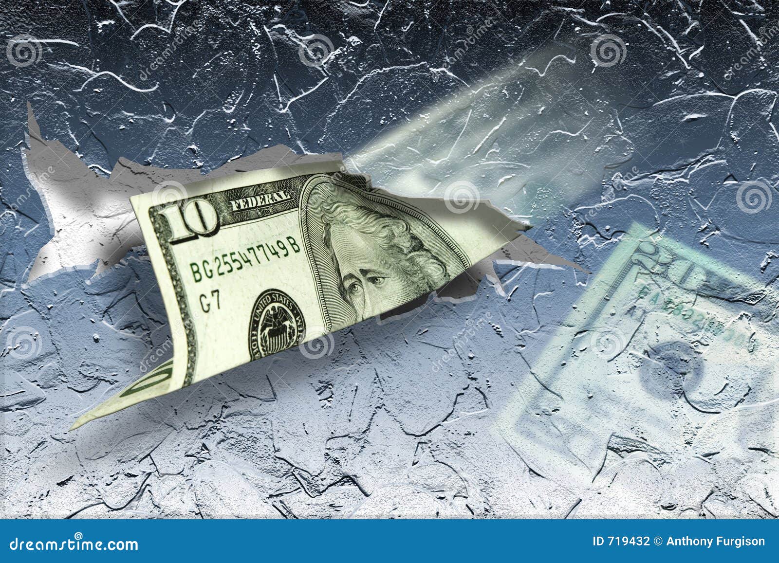 Cold Cash stock illustration. Illustration of income, cool - 719432