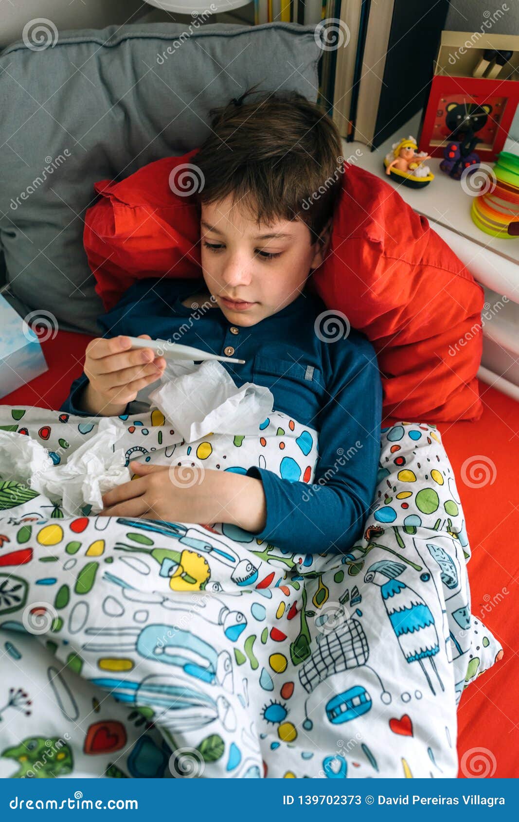 Wet Cold Child Kid Feet Inside Water Pool Puddle Floating Leaves Stock ...