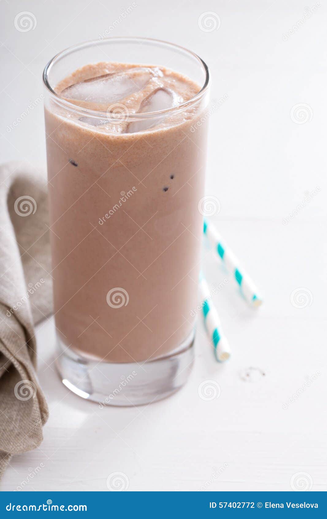 Cold chocolate milkshake stock photo. Image of freshness - 57402772