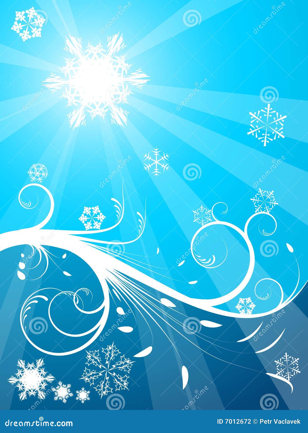 Cold Christmas background stock vector. Illustration of silhouette ...